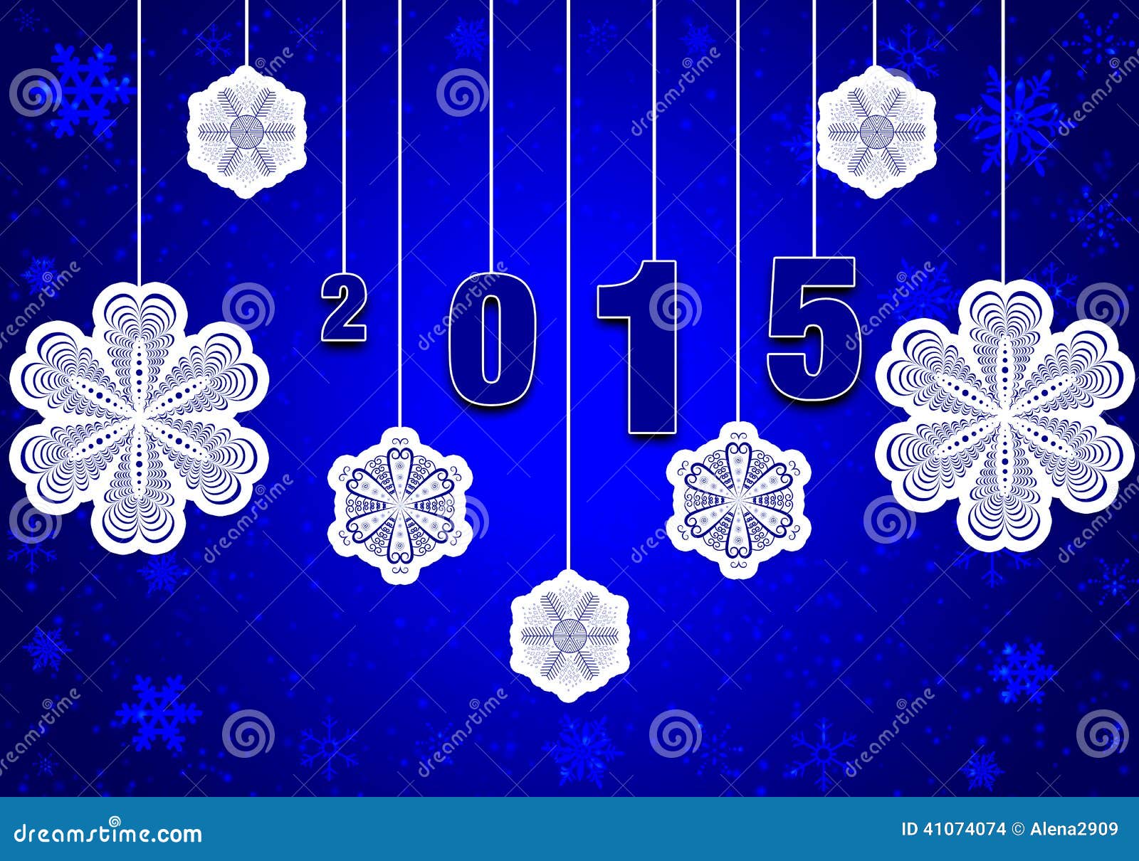 Feliz Año Nuevo 2015 stock de ilustración. Ilustración de artes - 41074074