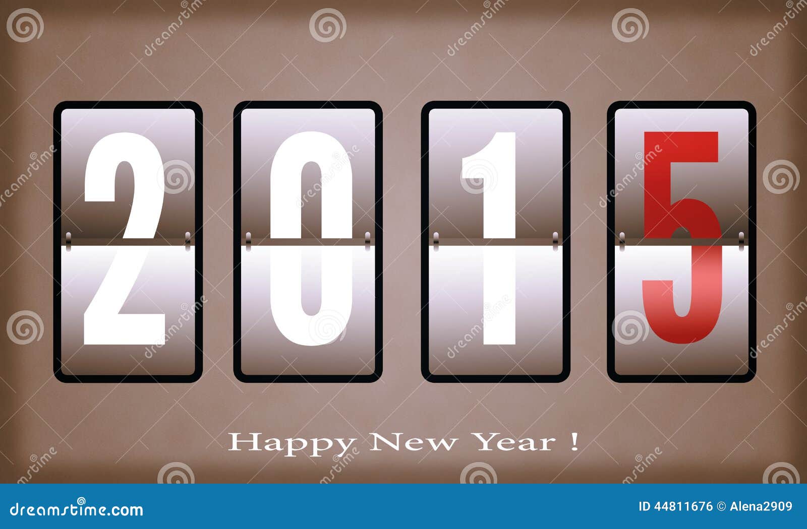 Feliz Año Nuevo 2015 stock de ilustración. Ilustración de fondos - 44811676