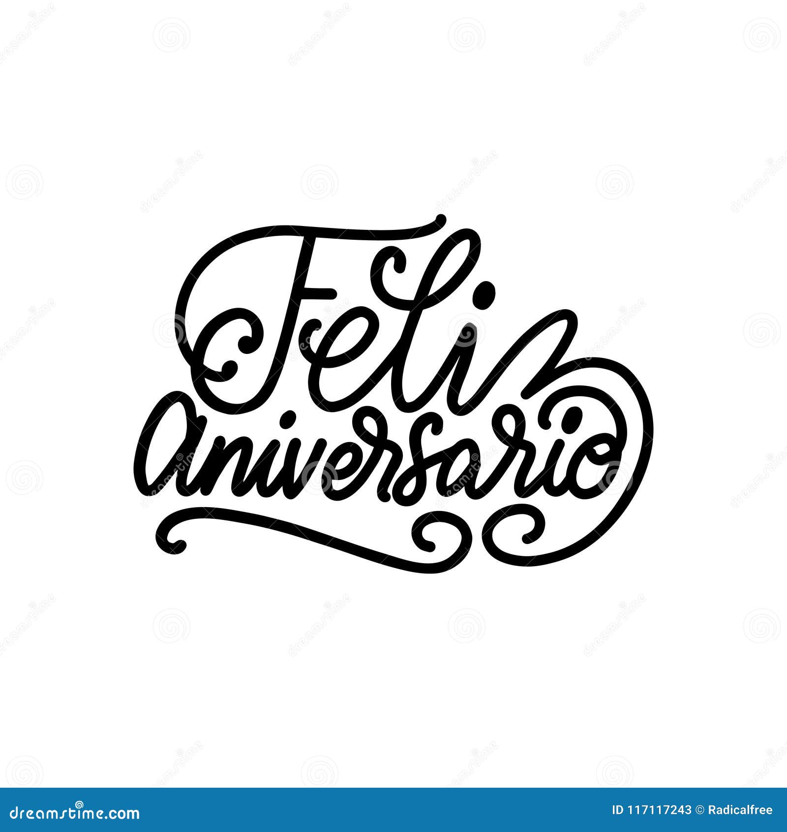 Feliz Aniversario Ha Tradotto Dall'anniversario Felice Di Frase Scritta ... Feliz Aniversario Ha Tradotto Dall'anniversario Felice Di Frase Scritta ...