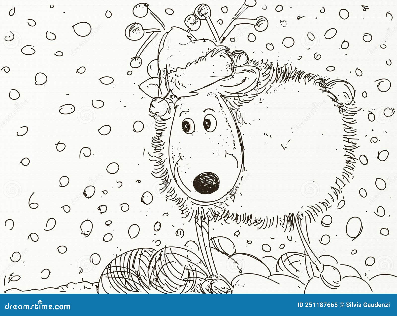 Feliz Navidad Alce Elk a Ser Coloreado Stock de ilustración ... Feliz Navidad Alce Elk a Ser Coloreado Stock de ilustración ...