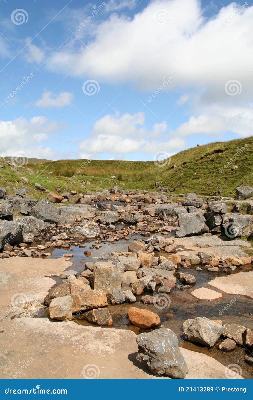 Fell Beck, Ingleborough. stock image. Image of moor, waterfall - 21413289