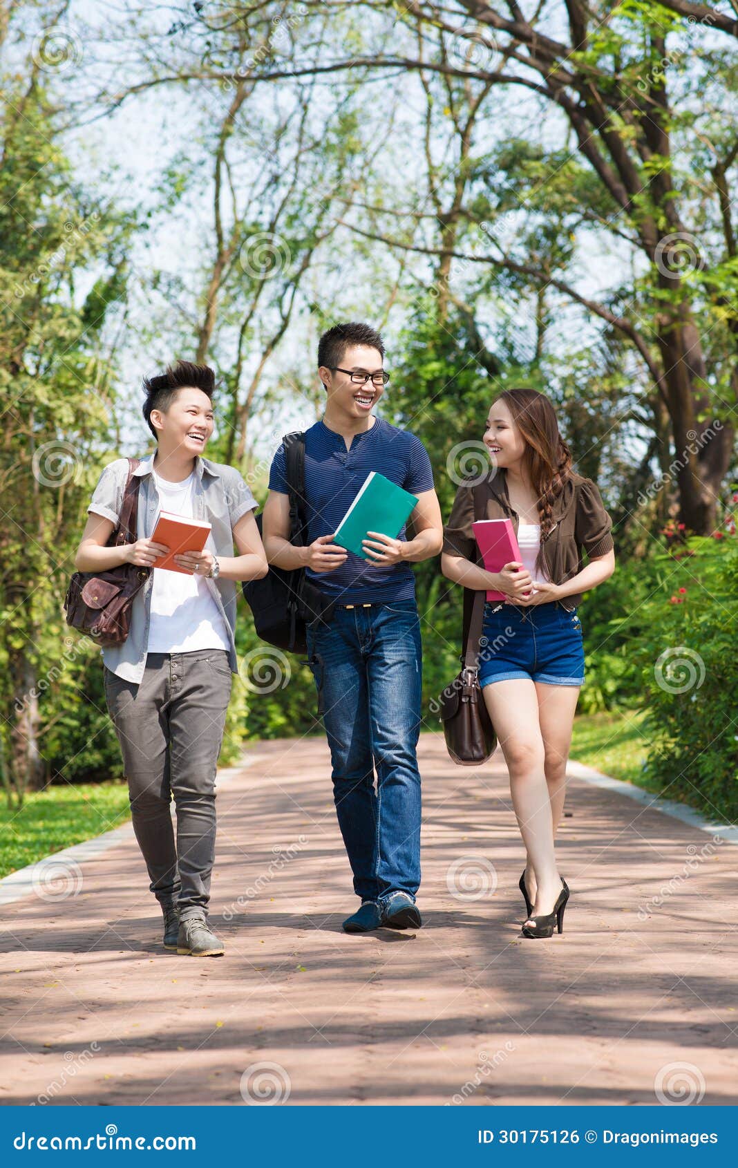 Campus walking stock photo. Image of modern, book, intelligent - 30175126