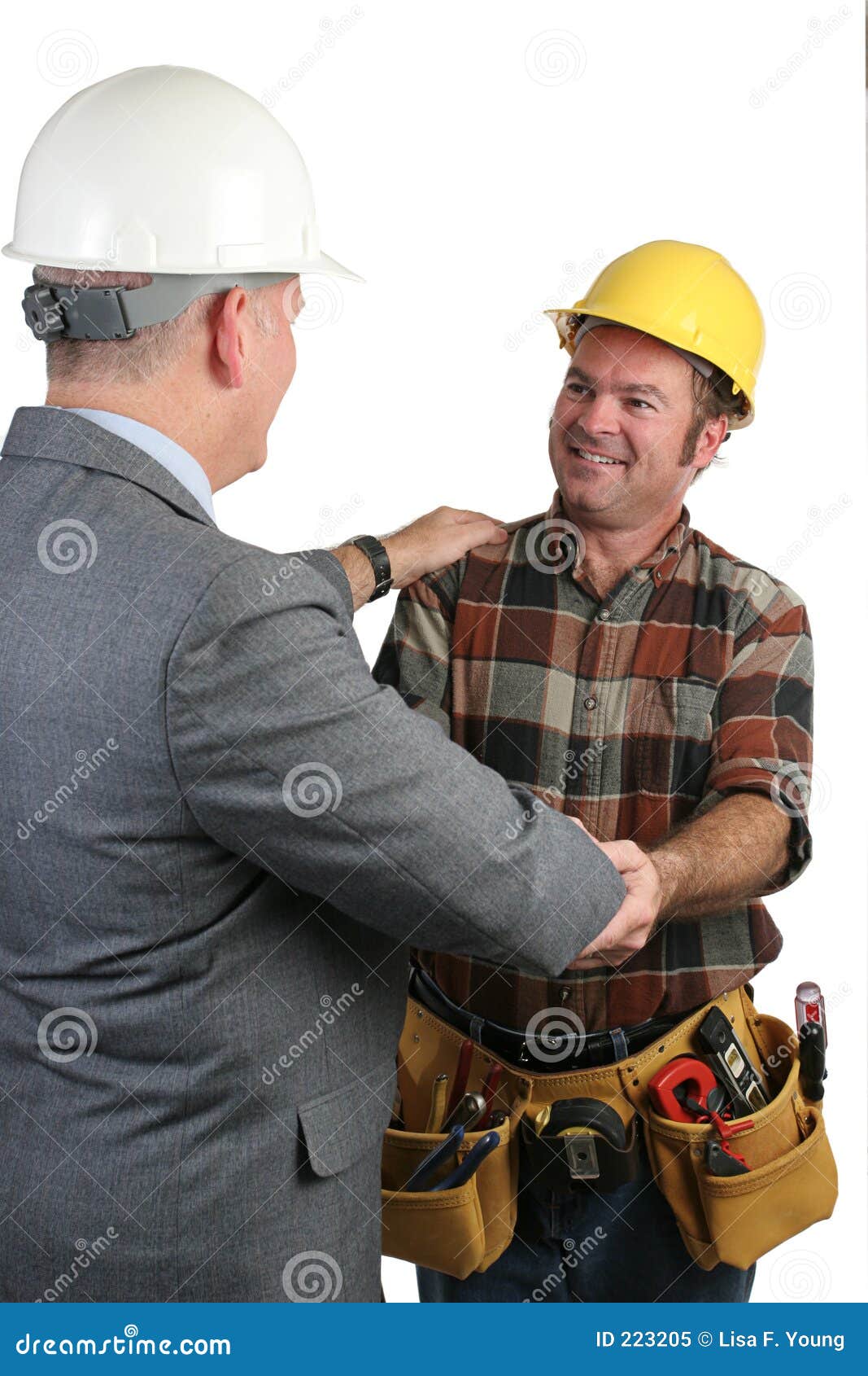 Fellowship at Work 2 stock image. Image of handshake, friendly - 223205