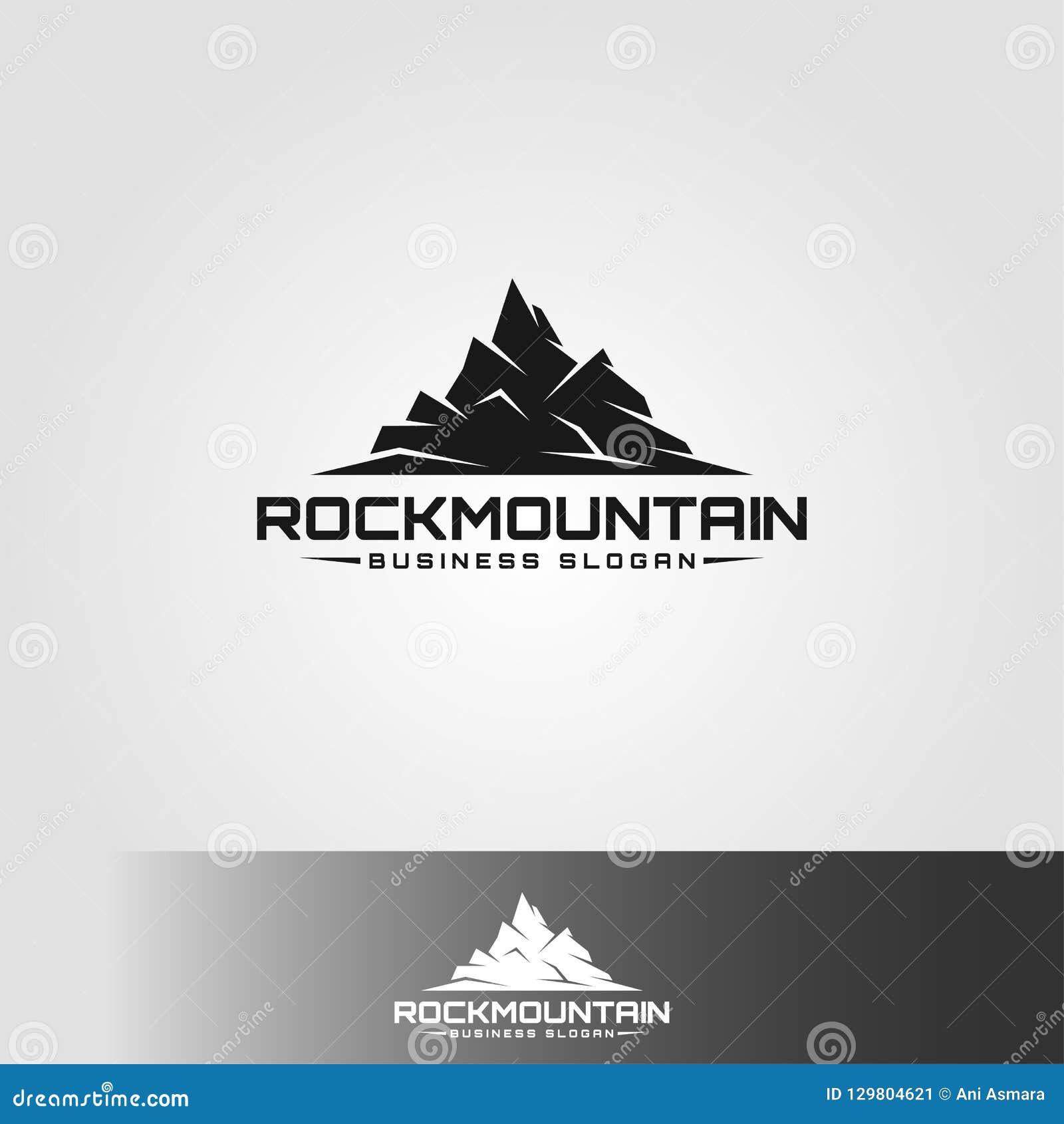 Felsen-Berg - Sport-und Abenteuer-Logo Vektor Abbildung - Illustration ...