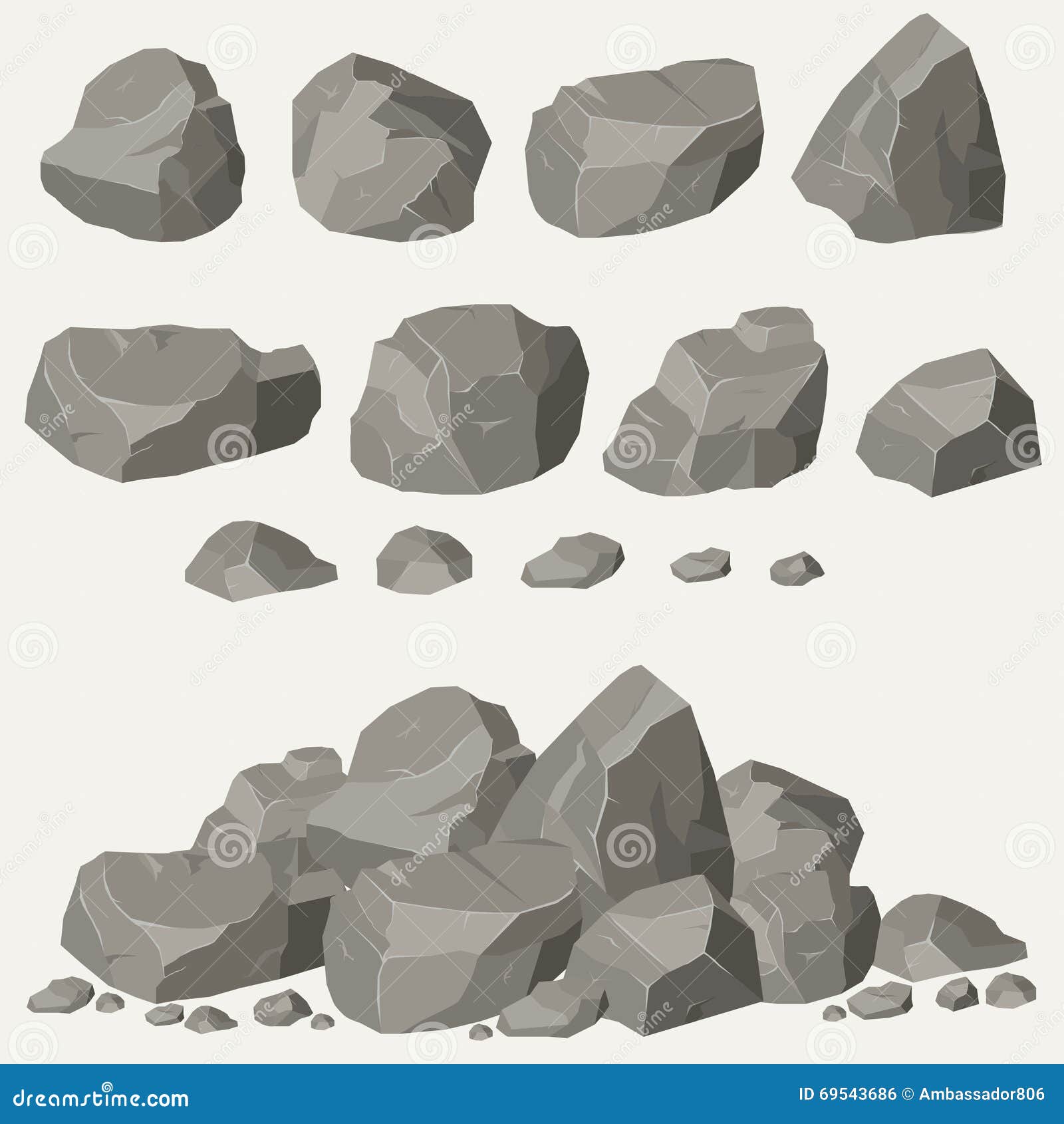 Felsen Stock Illustrationen, Vektoren, & Kliparts - 581,829 Stock ...