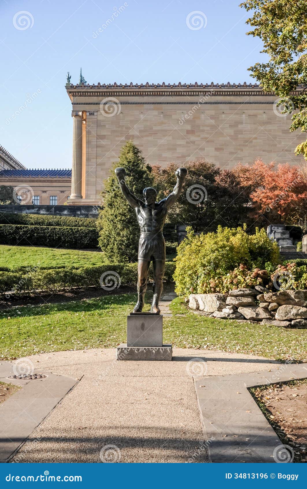 Felsige Statue in Philadelphia Redaktionelles Foto - Bild von meister ...