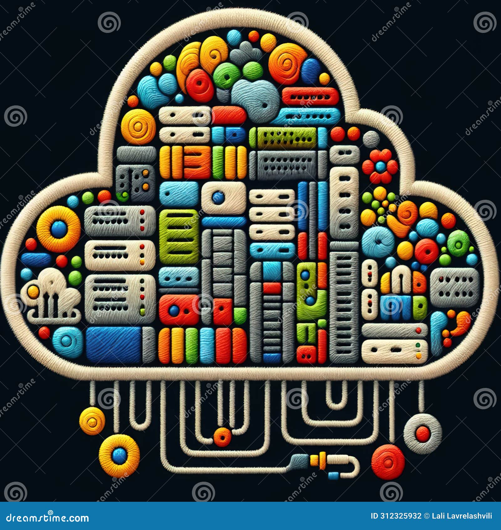 Felt Art Patchwork, Cloud Computing Infrastructure, Data Centers ...