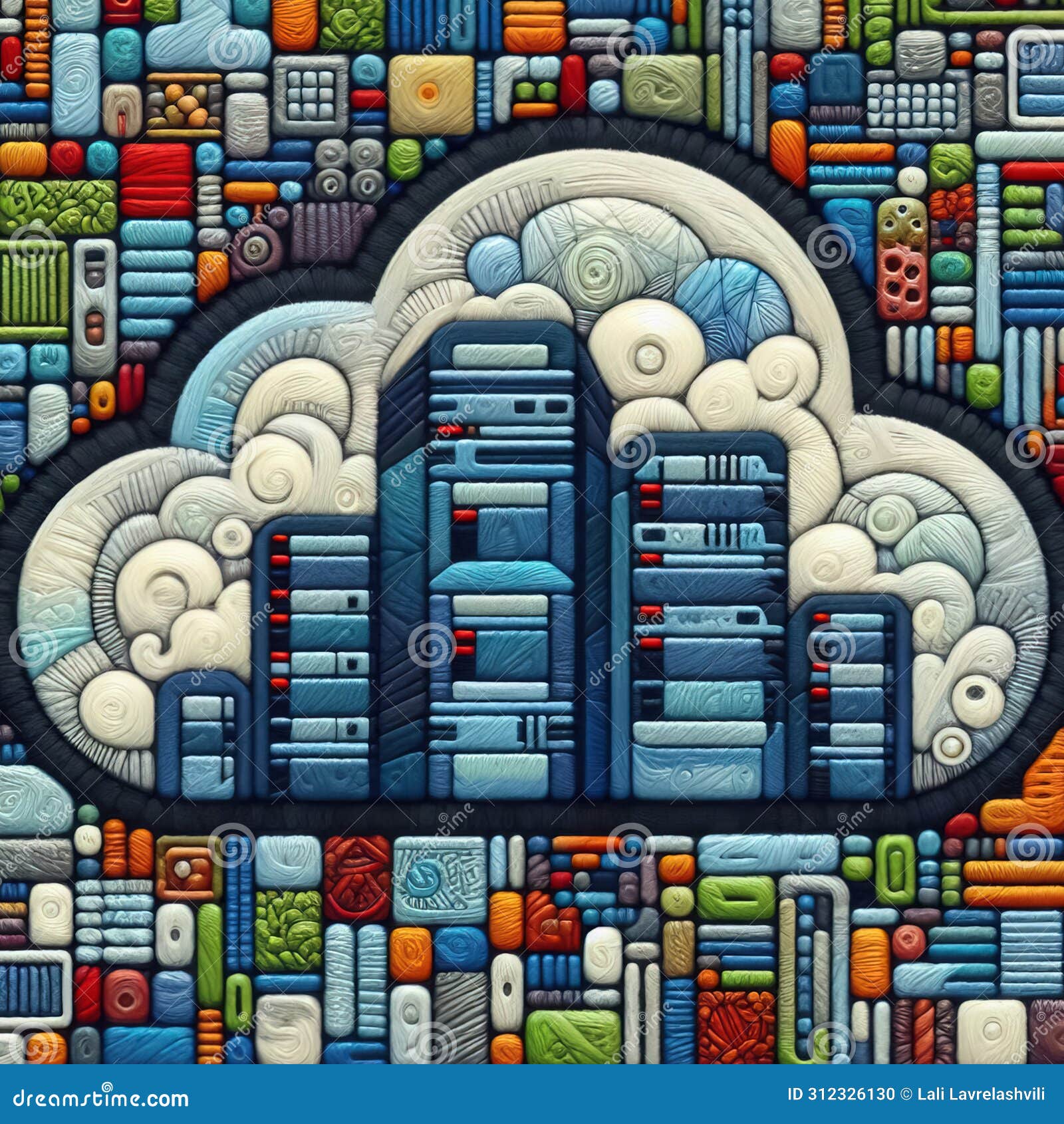 Felt Art Patchwork, Cloud Computing Infrastructure, Data Centers ...