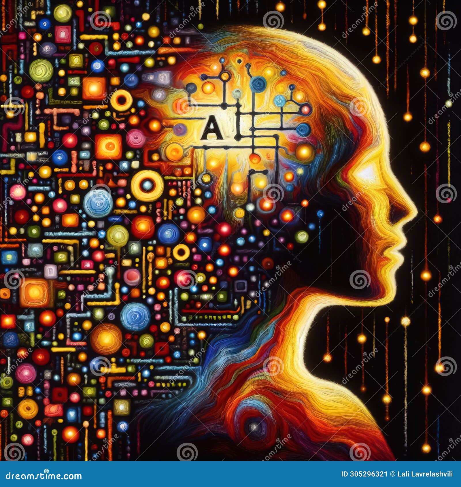 Felt Art Patchwork, a Humanoid Robot, Artificial Intelligence is ...