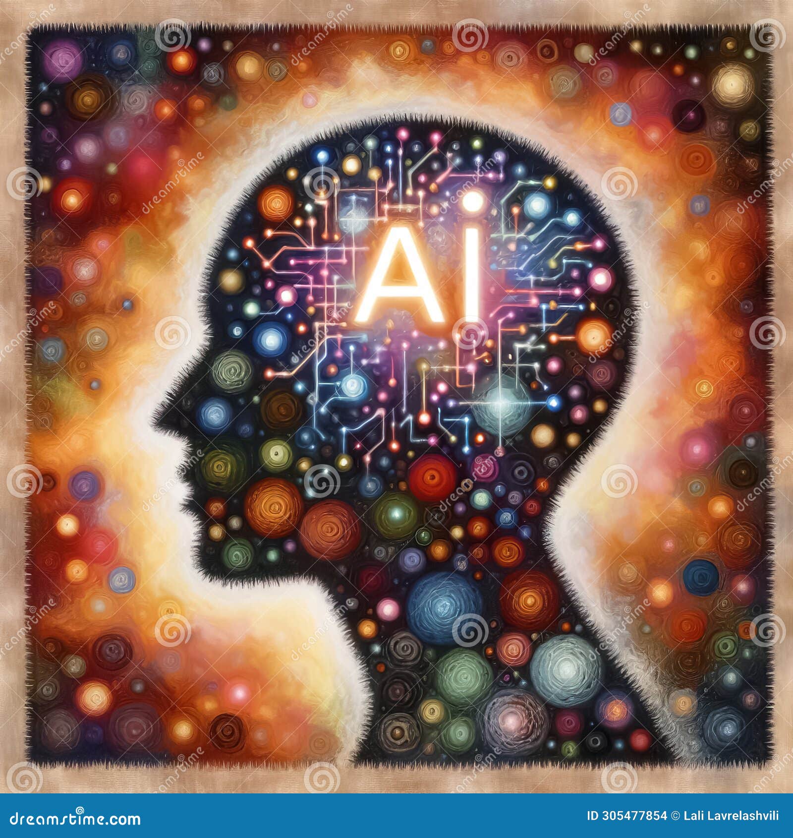 Felt Art Patchwork, a Humanoid Robot, Artificial Intelligence is ...