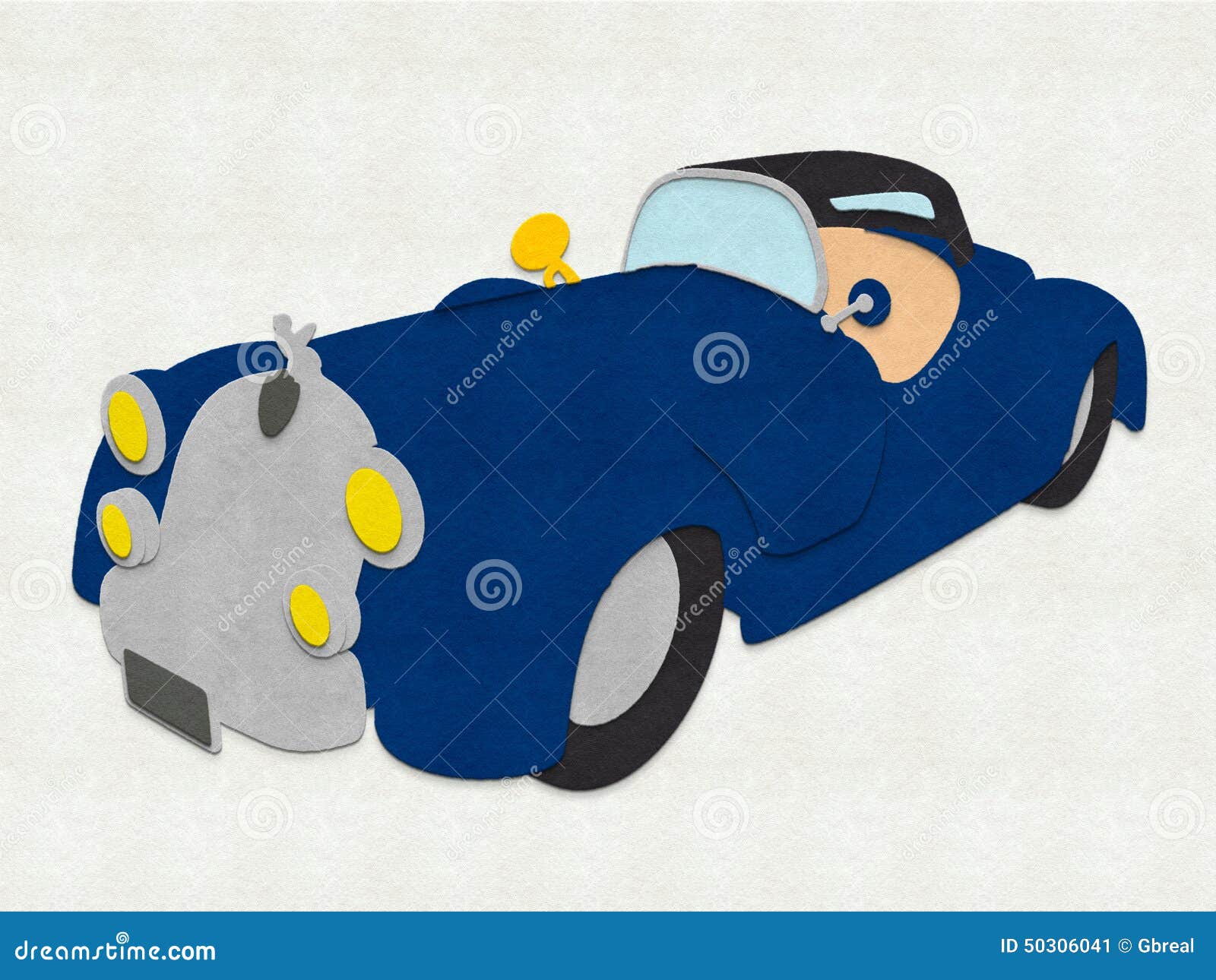 Felt Convertible stock illustration. Illustration of roadster - 50306041