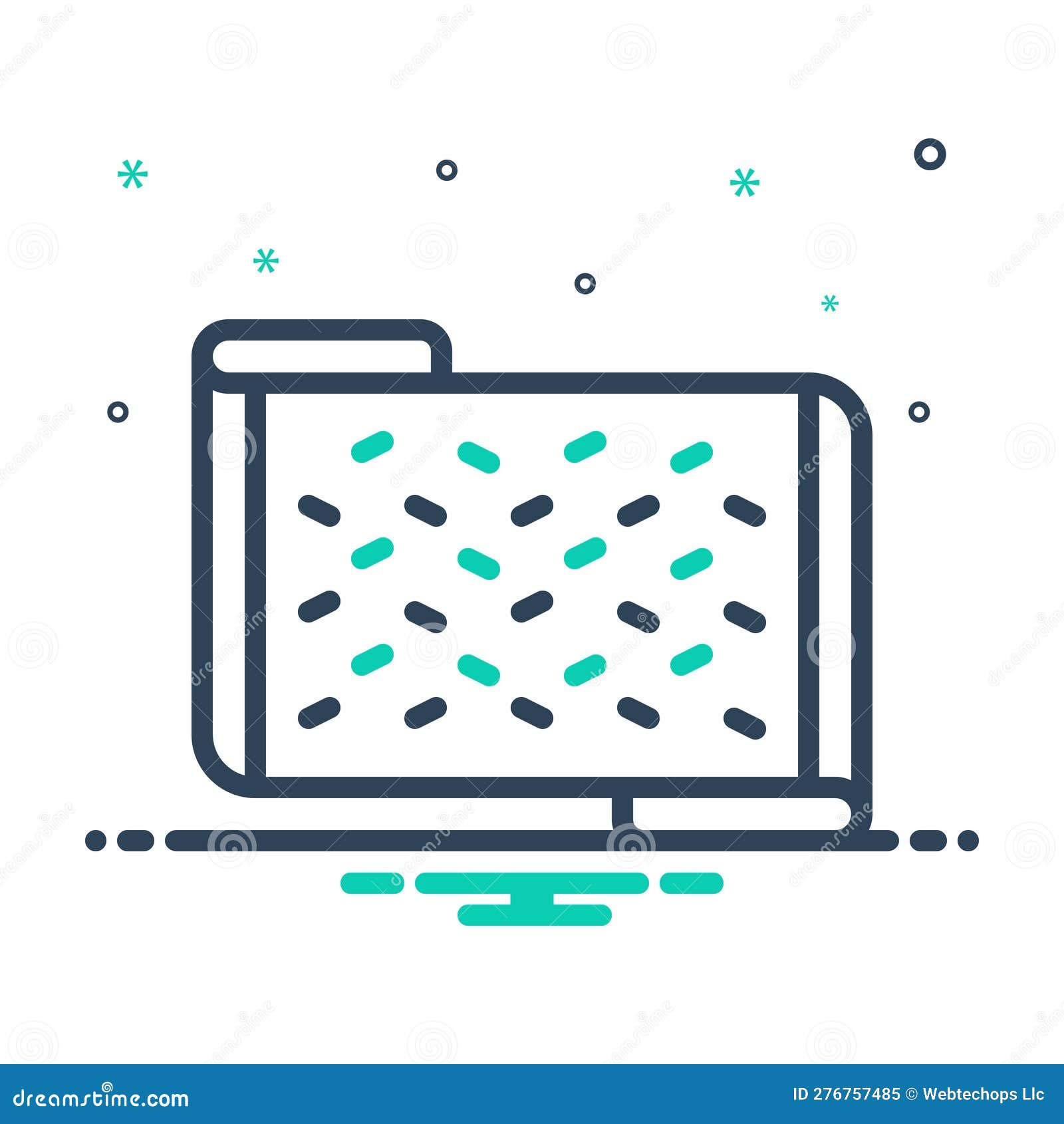 Mix Icon for Felt, Velvet and Cloth Stock Vector - Illustration of logo ...