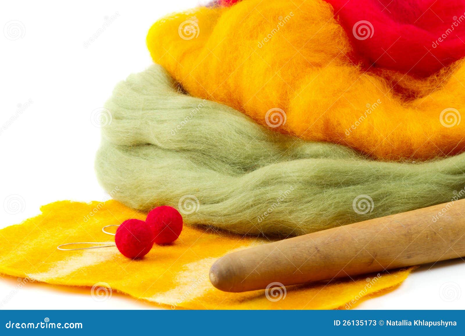 Felt making stock image. Image of handicraft, sheep, wool - 26135173
