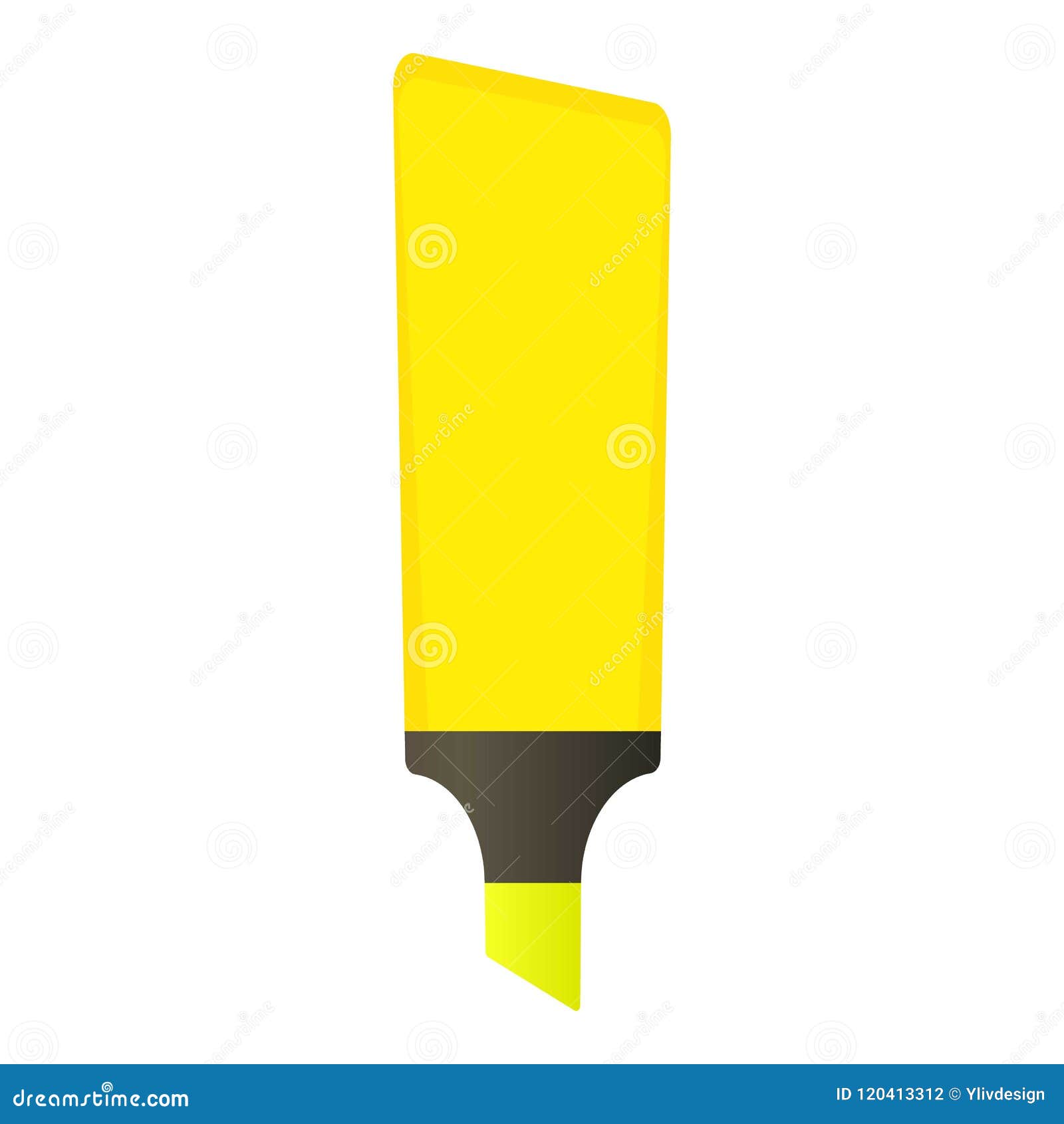 Felt Pen Icon, Cartoon Style Stock Vector - Illustration of isolated ...