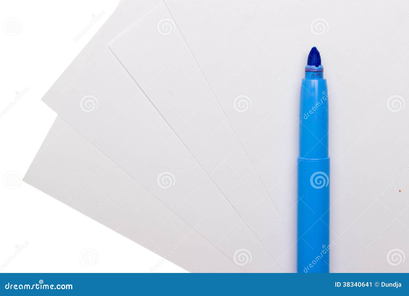 Felt pen stock image. Image of felt, marker, pencil, blue - 38340641