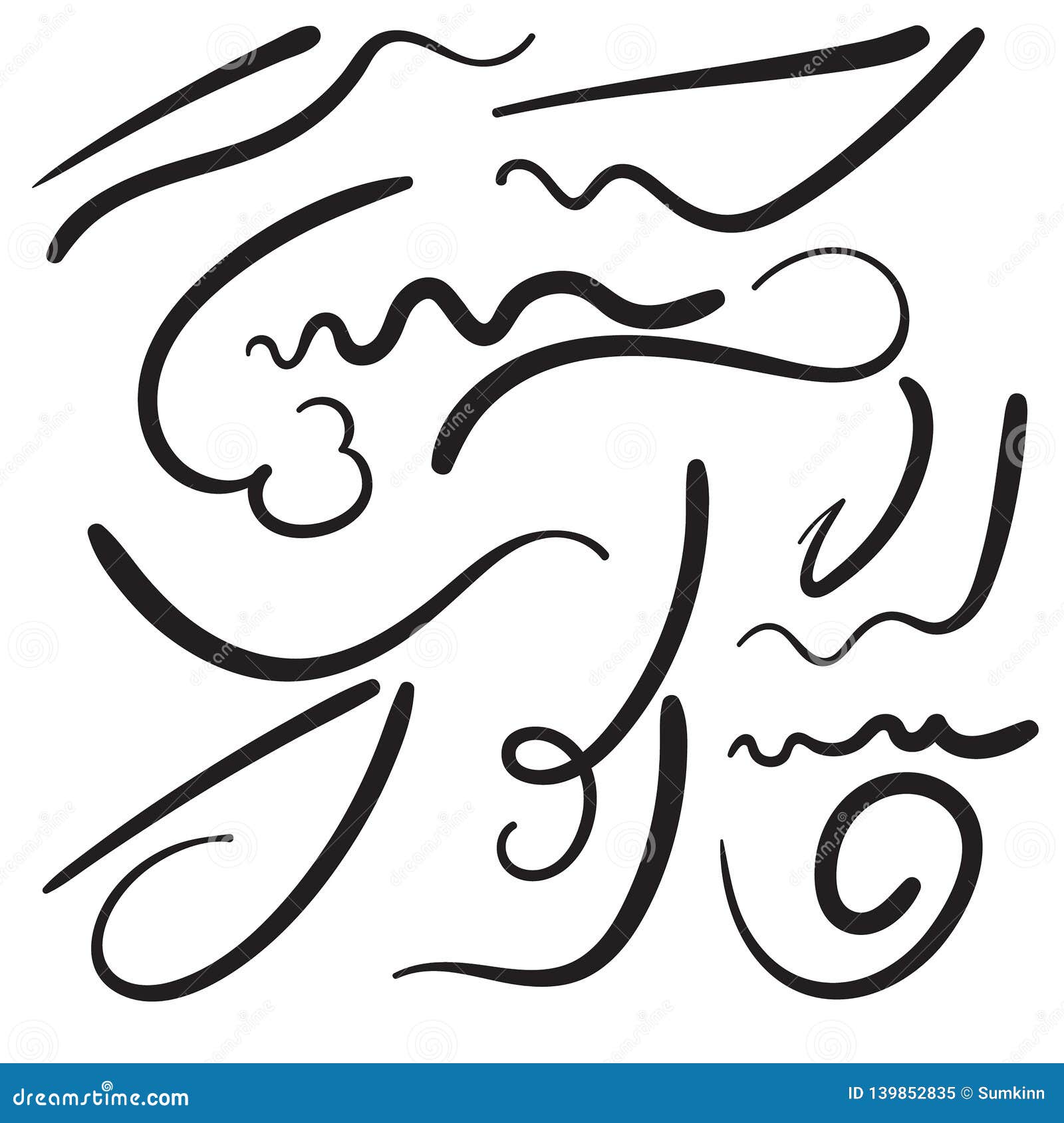 Line Art Swoosh People Logo Stock Image | CartoonDealer.com #196827901