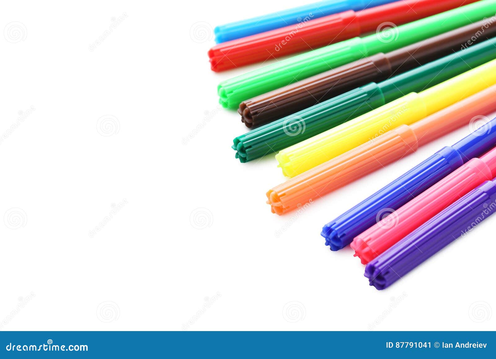 Felt-tip pens stock image. Image of mark, color, pink - 87791041