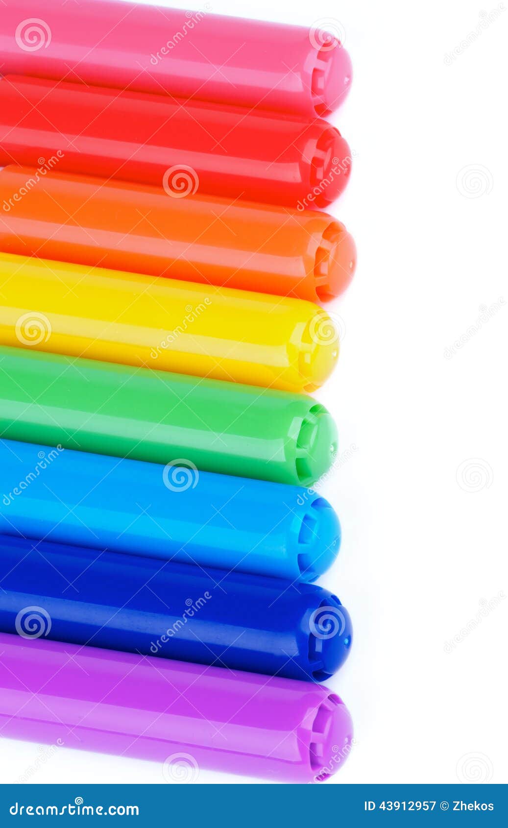 Felt Tip Pens stock image. Image of blue, craft, rainbow - 43912957