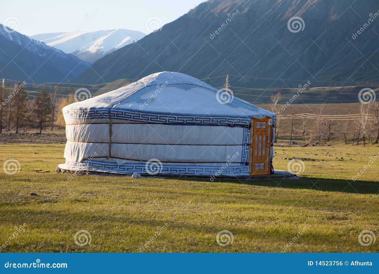 Felt Yurt stock photo. Image of house, indigenous, bright - 14523756