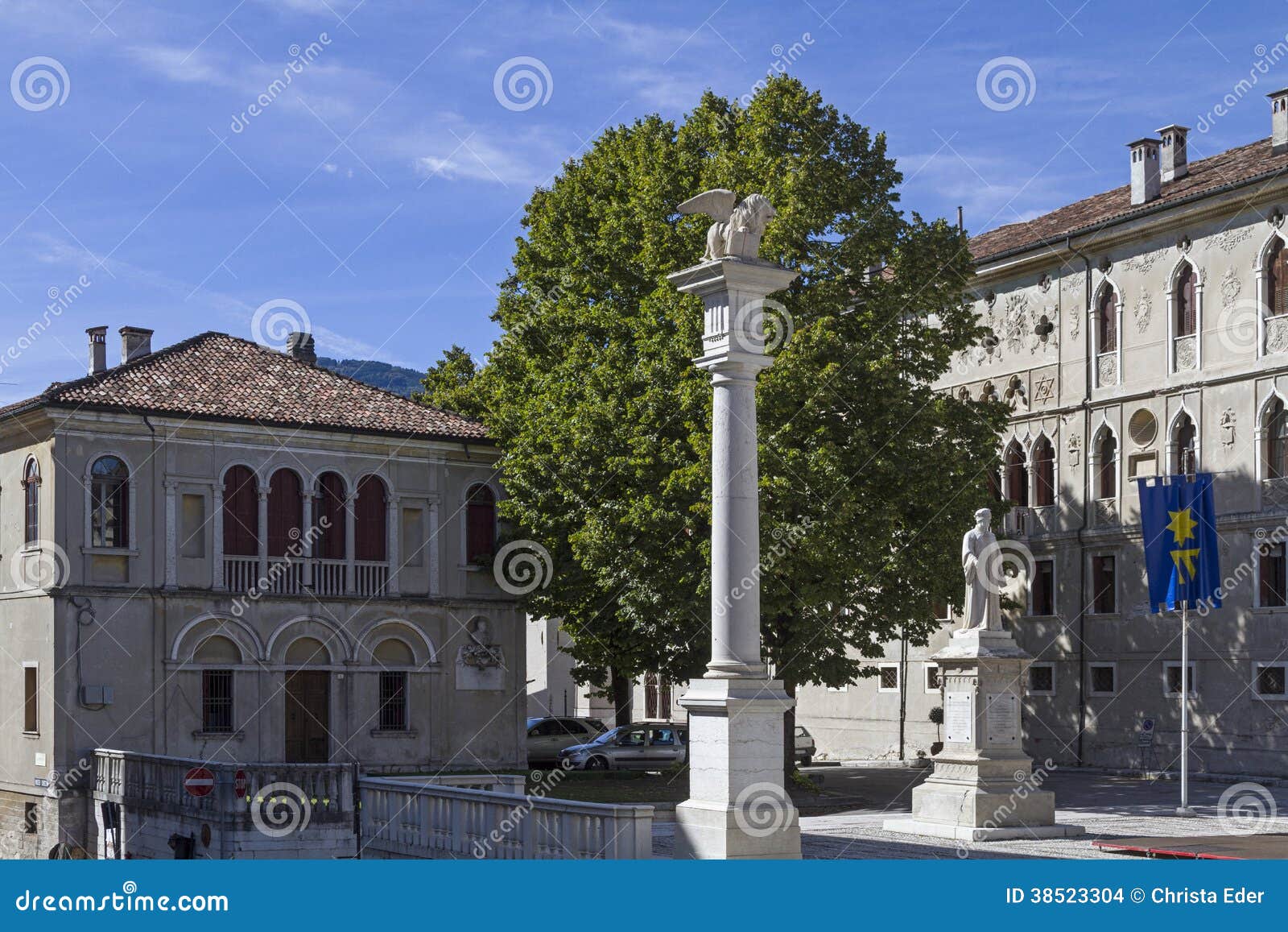 Feltre in Veneto stock photo. Image of court, veneto - 38523304