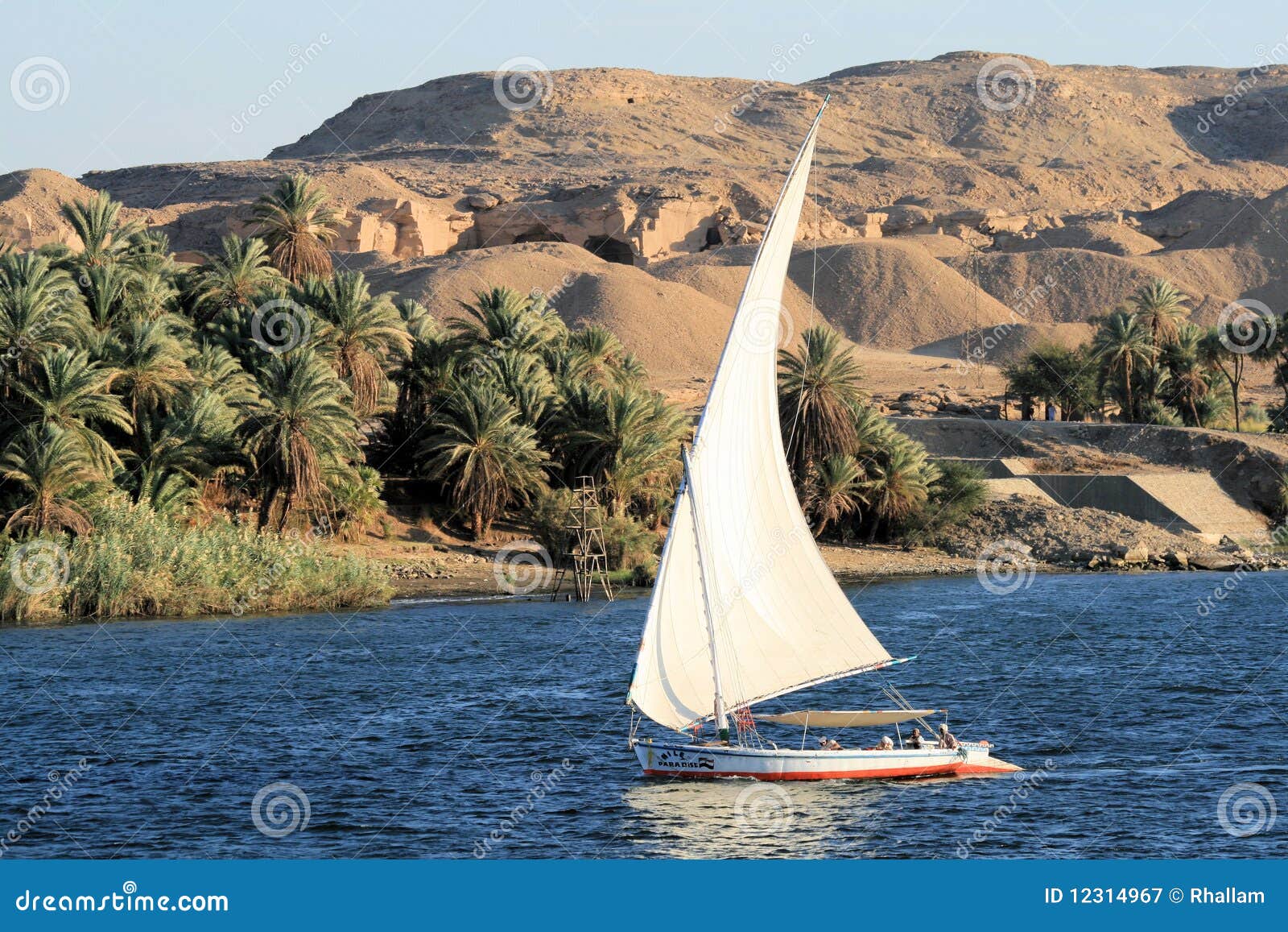 Felucca 2 stock image. Image of africa, sail, holiday - 12314967