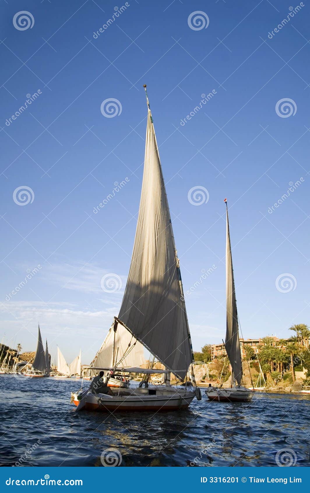 Felucca Boat Ride At Aswan Stock Image - Image: 3316201