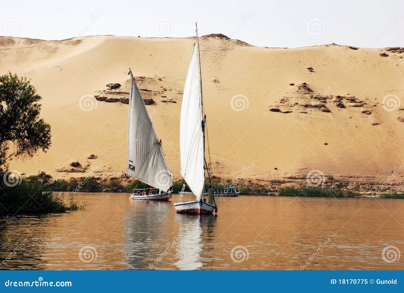 Felucca del Nilo imagen de archivo. Imagen de agua, duna - 18170775
