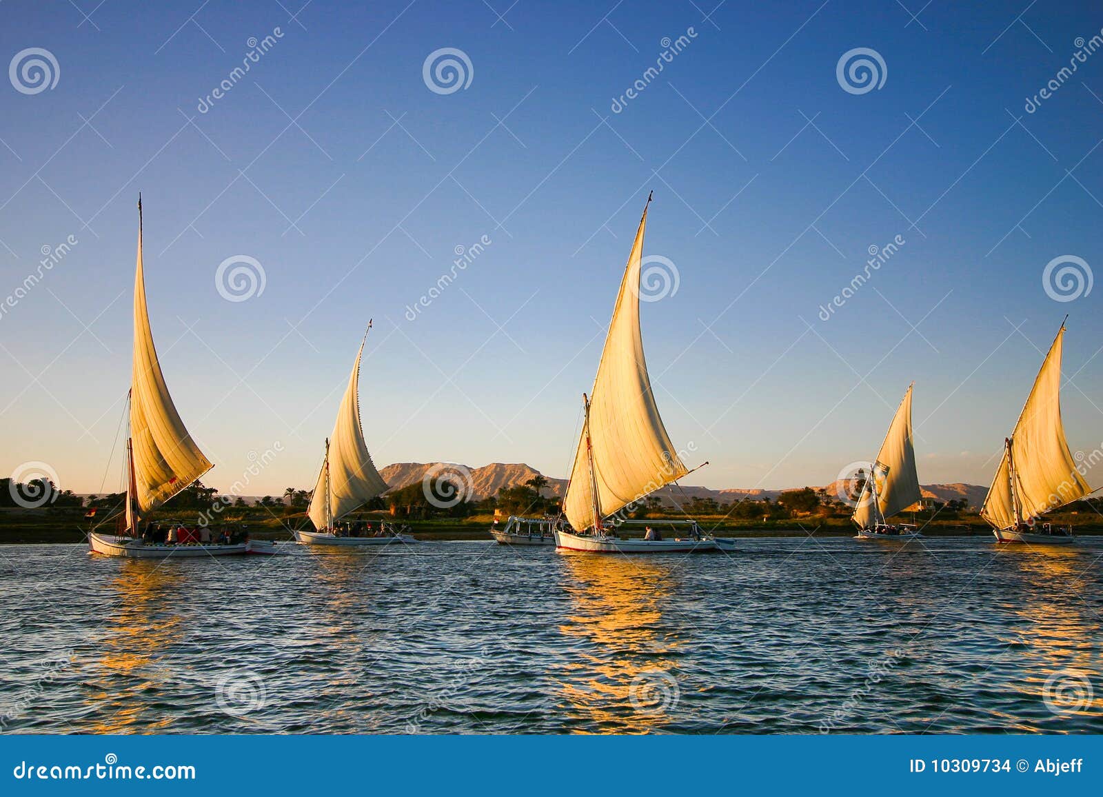 Feluccas stock photo. Image of egyptian, felouque, sailcloth - 10309734