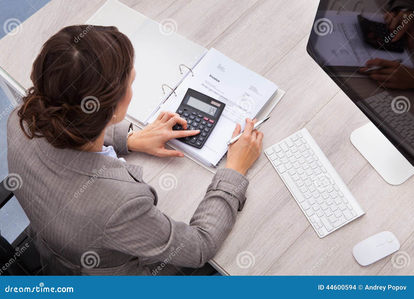 Female accountant stock photo. Image of beauty, businesswoman - 44600594