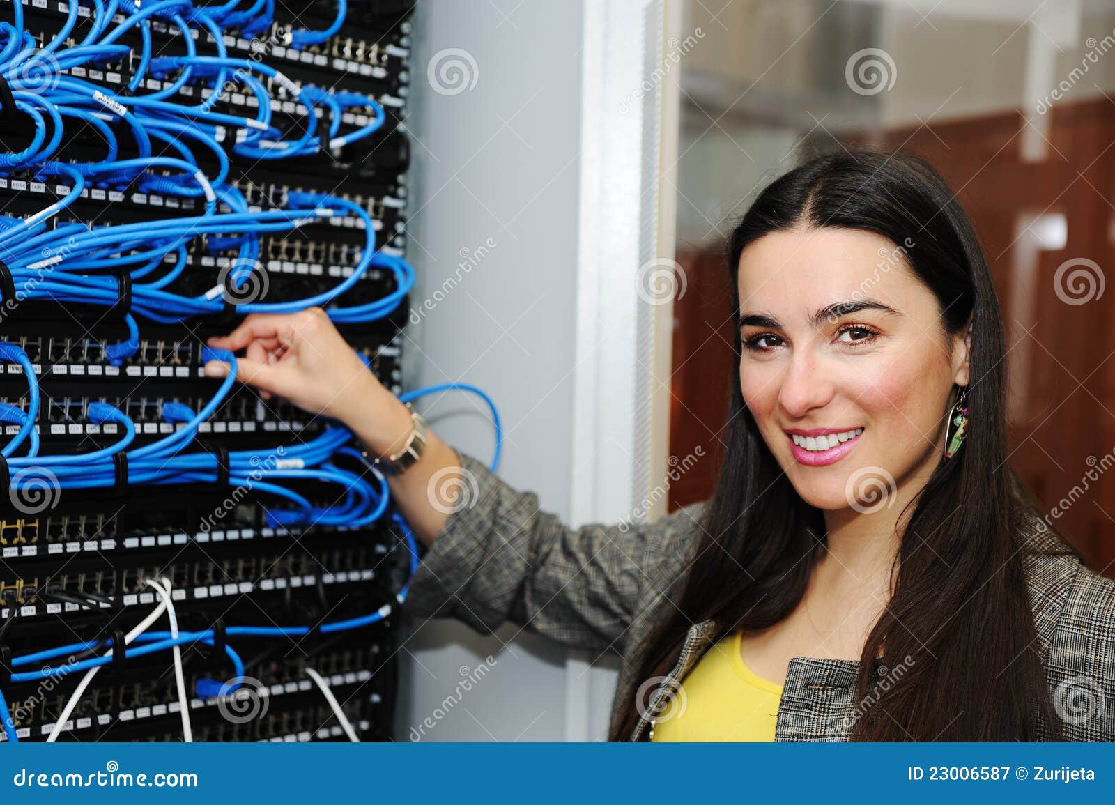 Female administrator stock image. Image of high, error - 23006587
