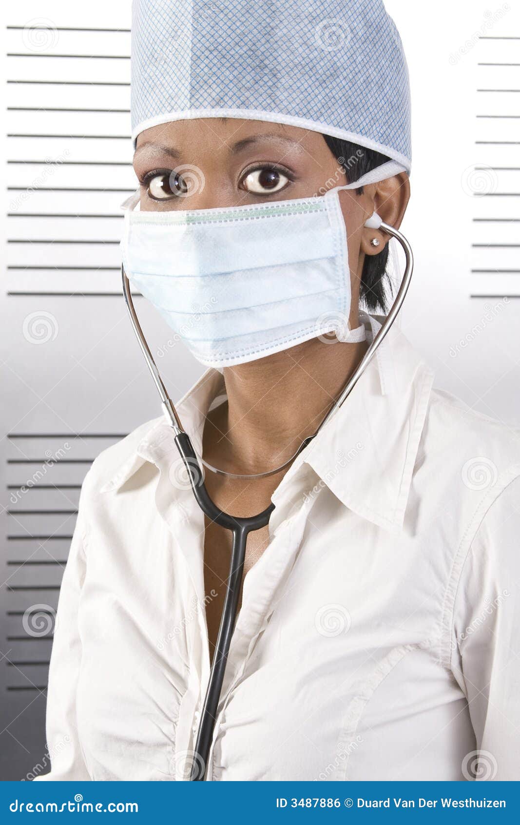 Female african doctor pose stock photo. Image of adult - 3487886