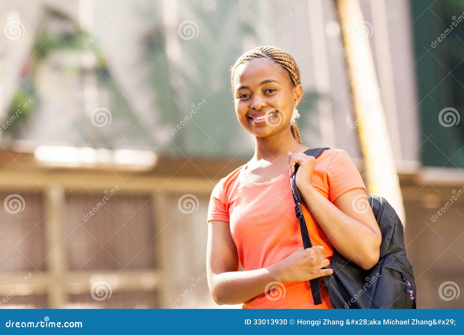 Female African Student University Stock Photo - Image of casual ...