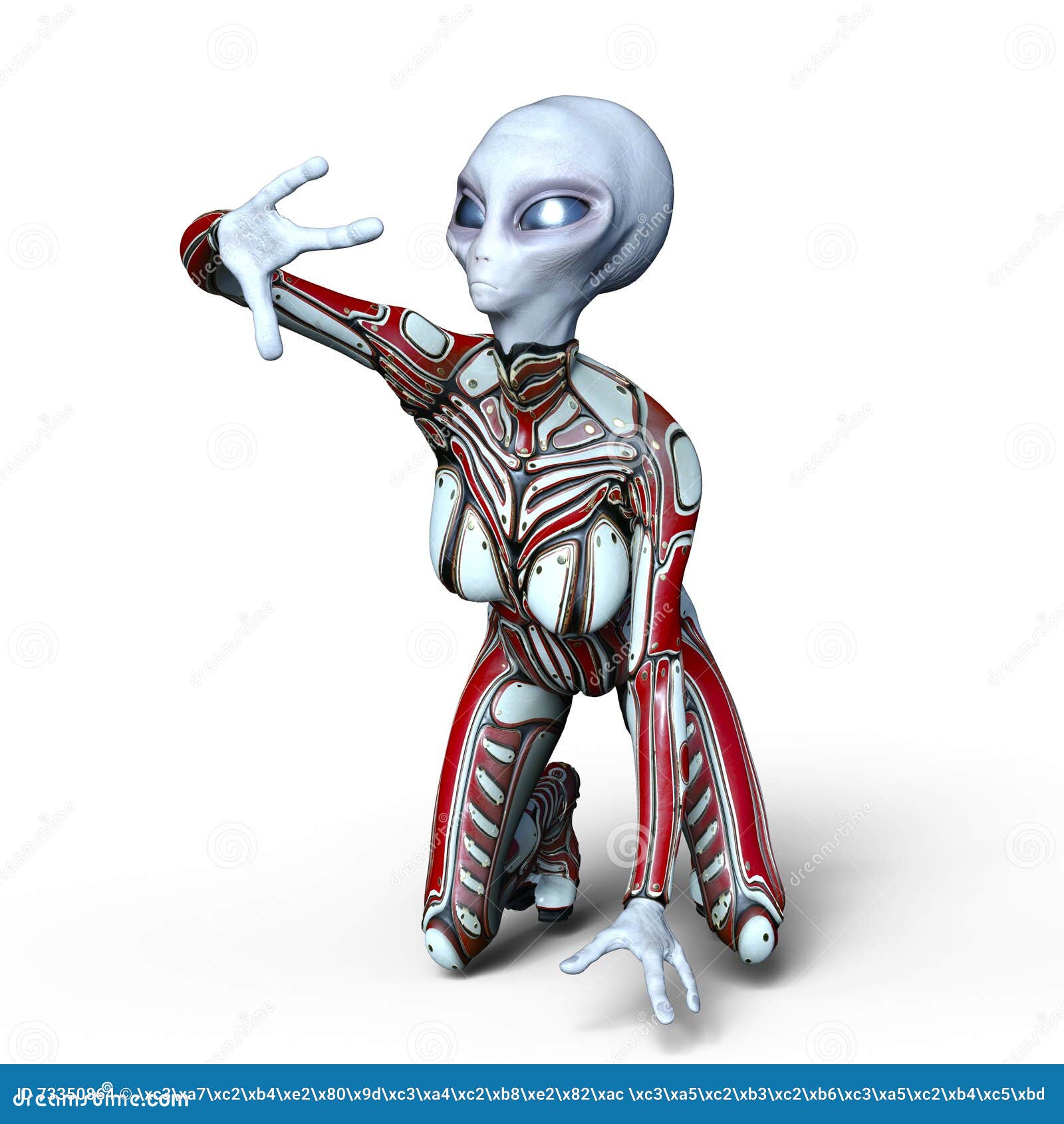 Female alien stock illustration. Illustration of galaxy - 73350864
