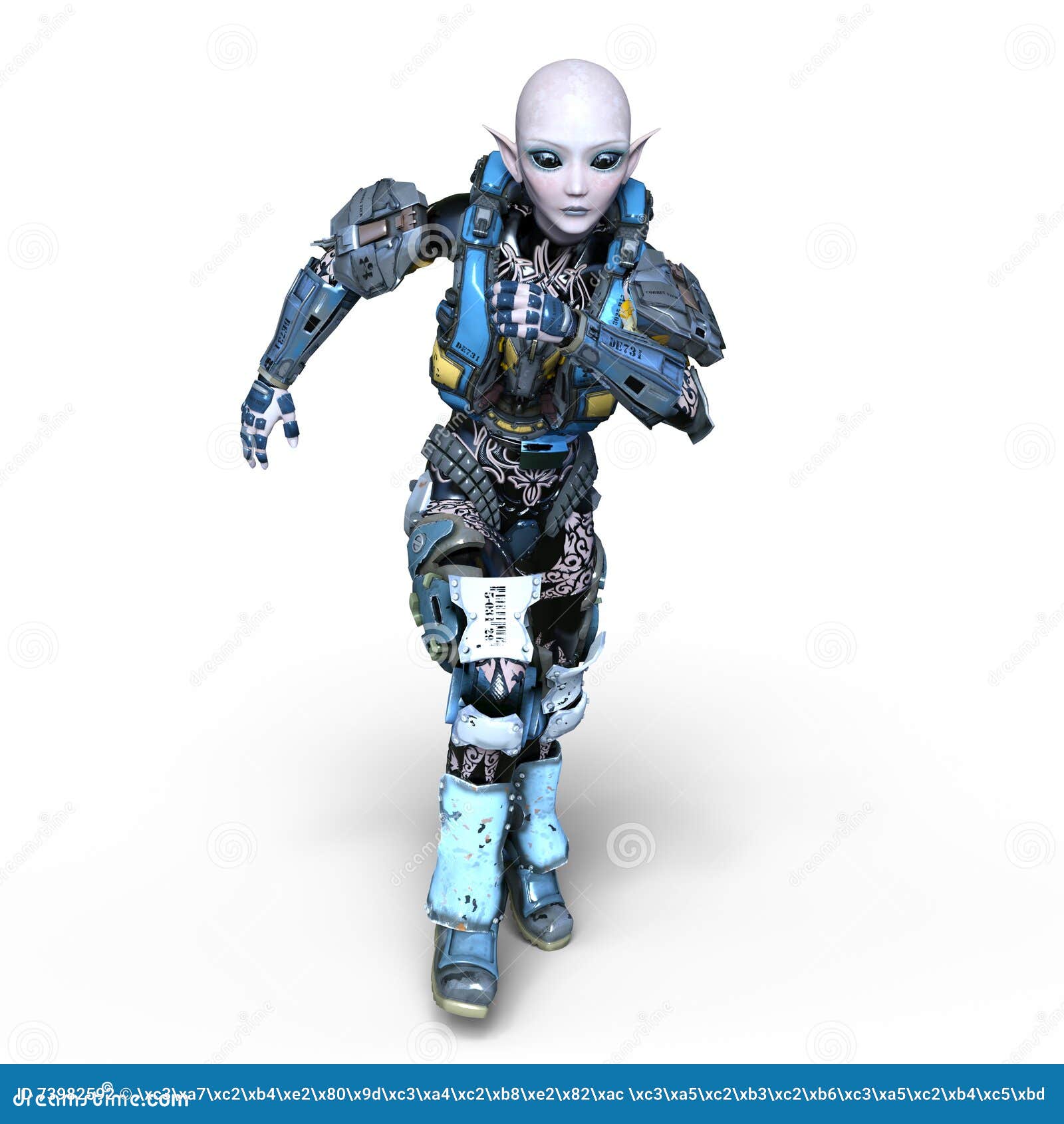 Female Alien Hybrid Royalty-Free Stock Photo | CartoonDealer.com #11508651