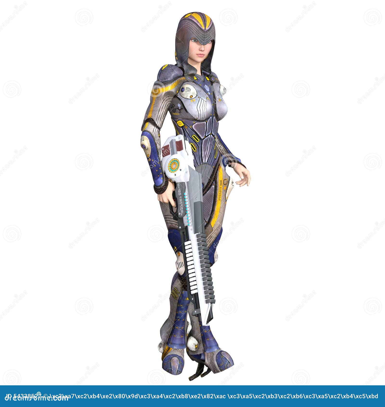 Female android stock illustration. Illustration of woman - 54338527