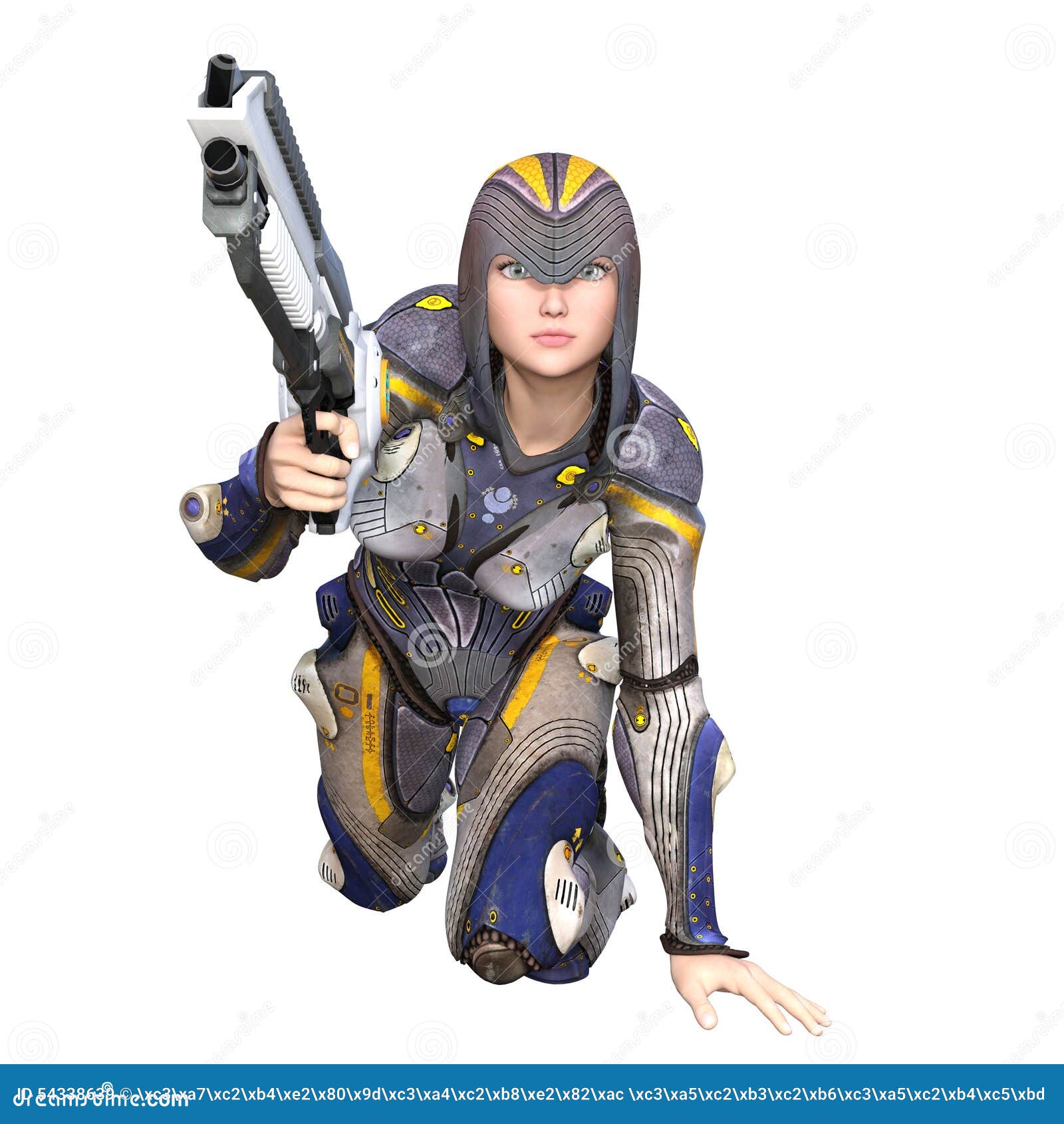 Female android stock illustration. Illustration of body - 54338639