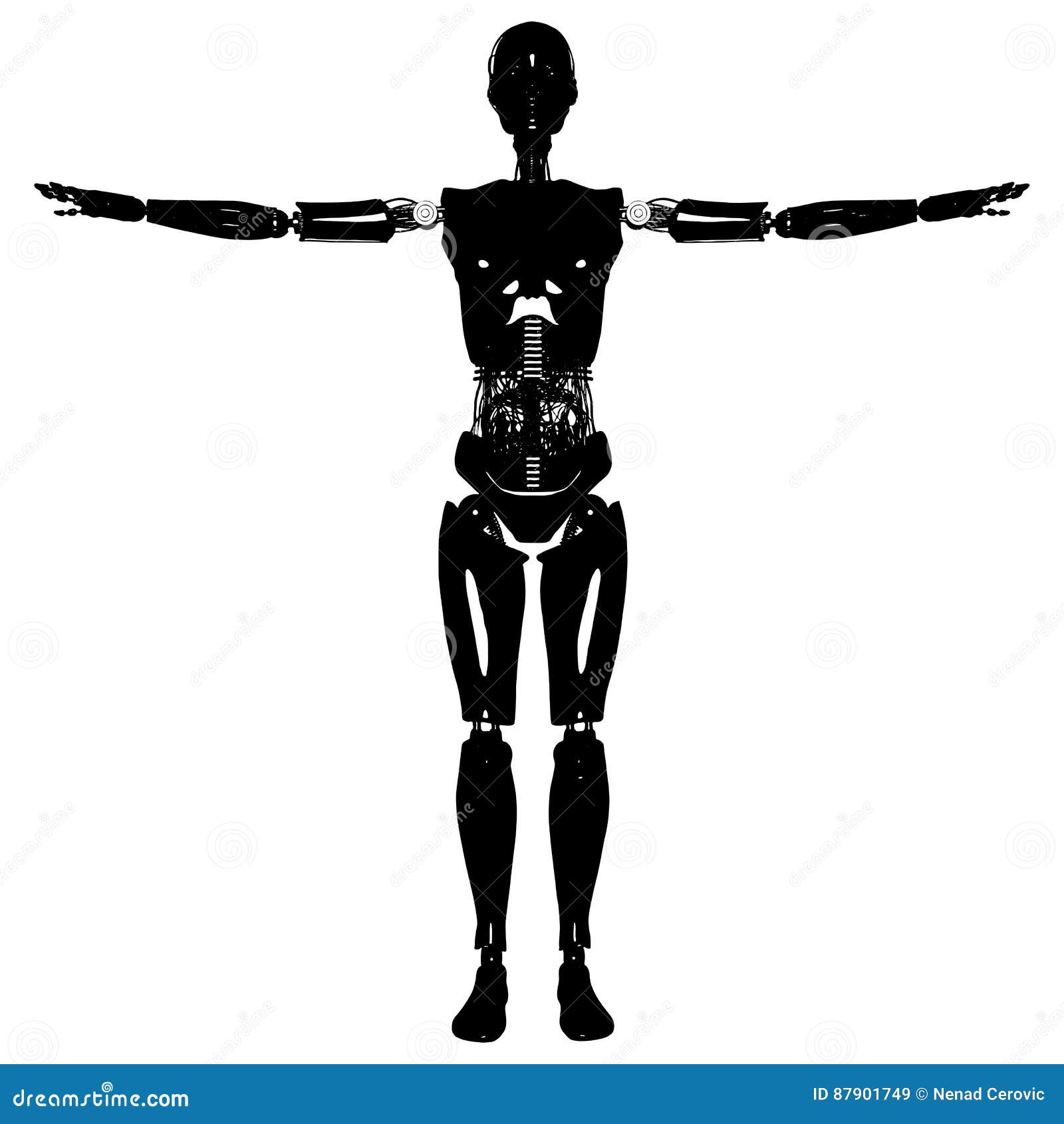 Female Android Silhouette Vector Stock Illustrations – 98 Female ...