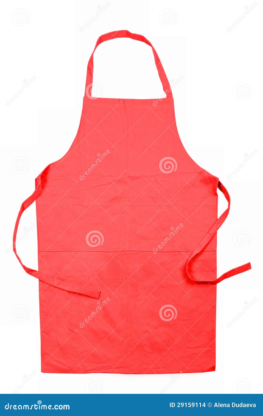 Female Apron Isolated On White Background Stock Photography ...