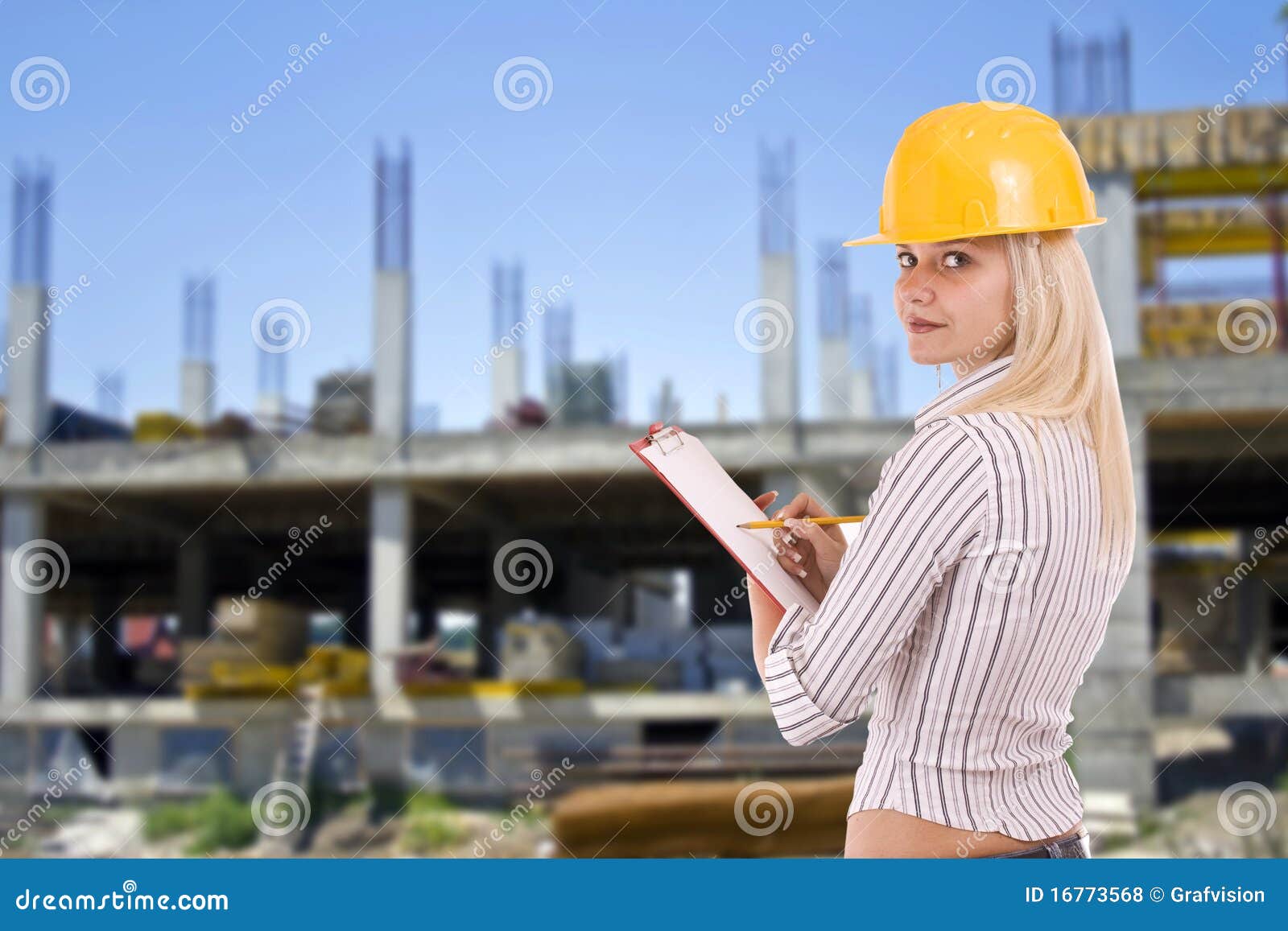 Female architect stock photo. Image of smile, beautiful - 16773568