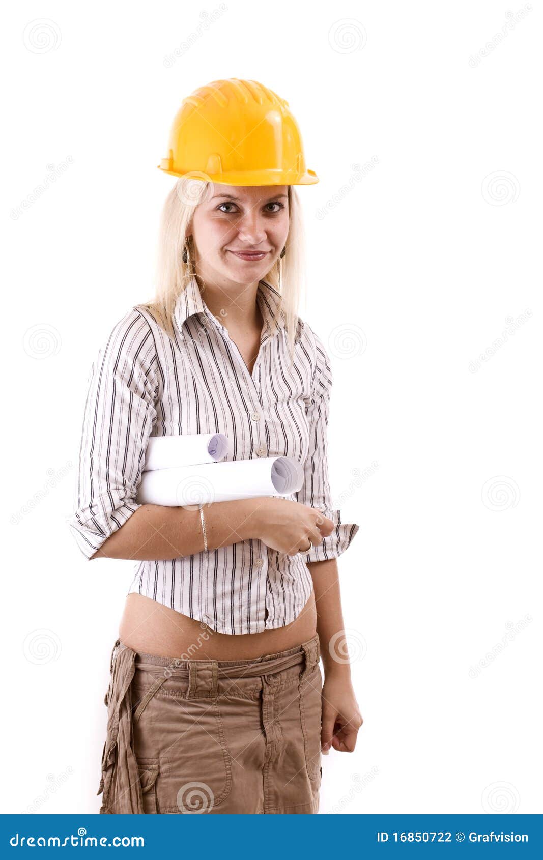 Female architect stock photo. Image of white, businesswoman - 16850722