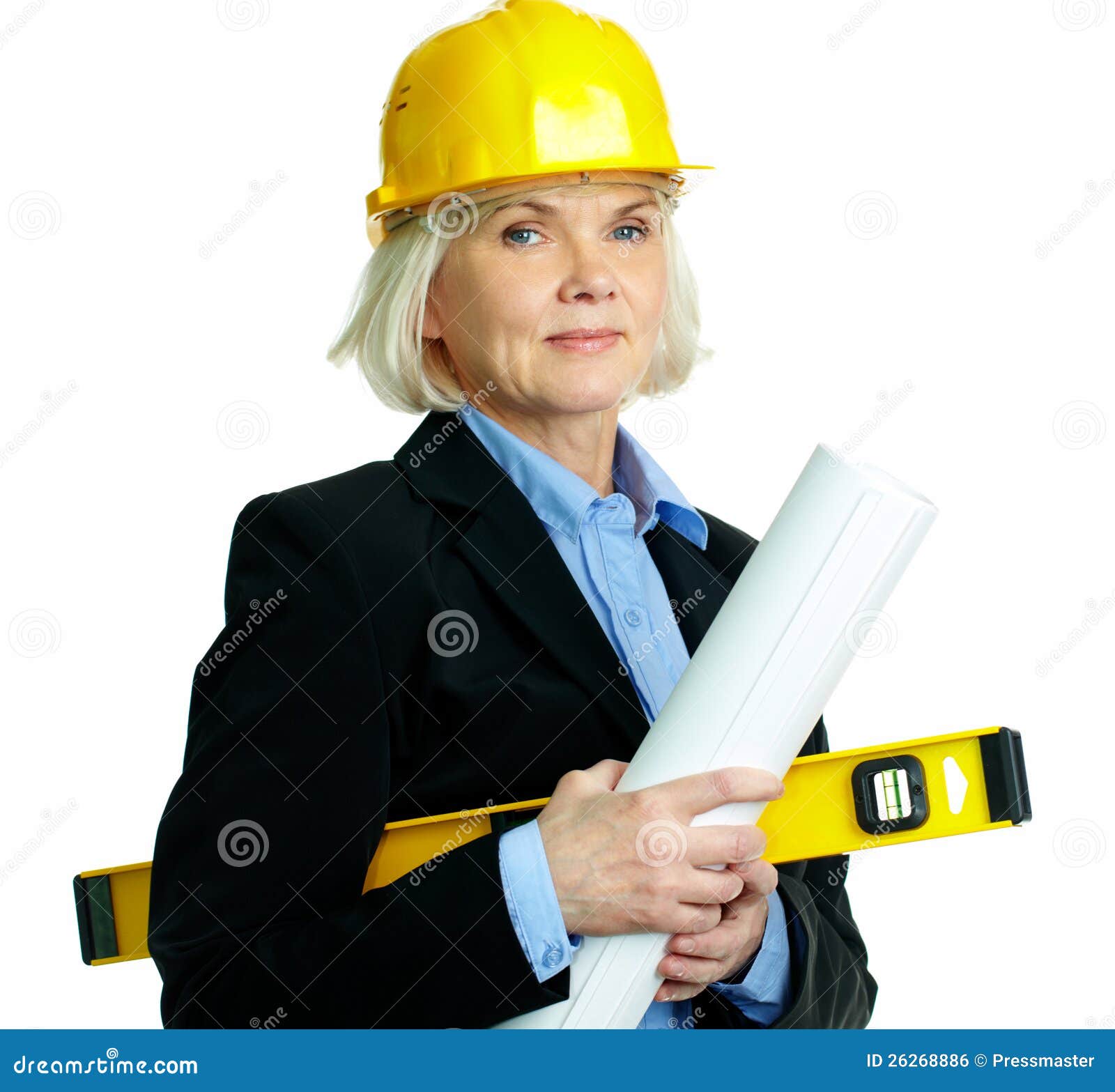 Female architect stock photo. Image of caucasian, isolation - 26268886