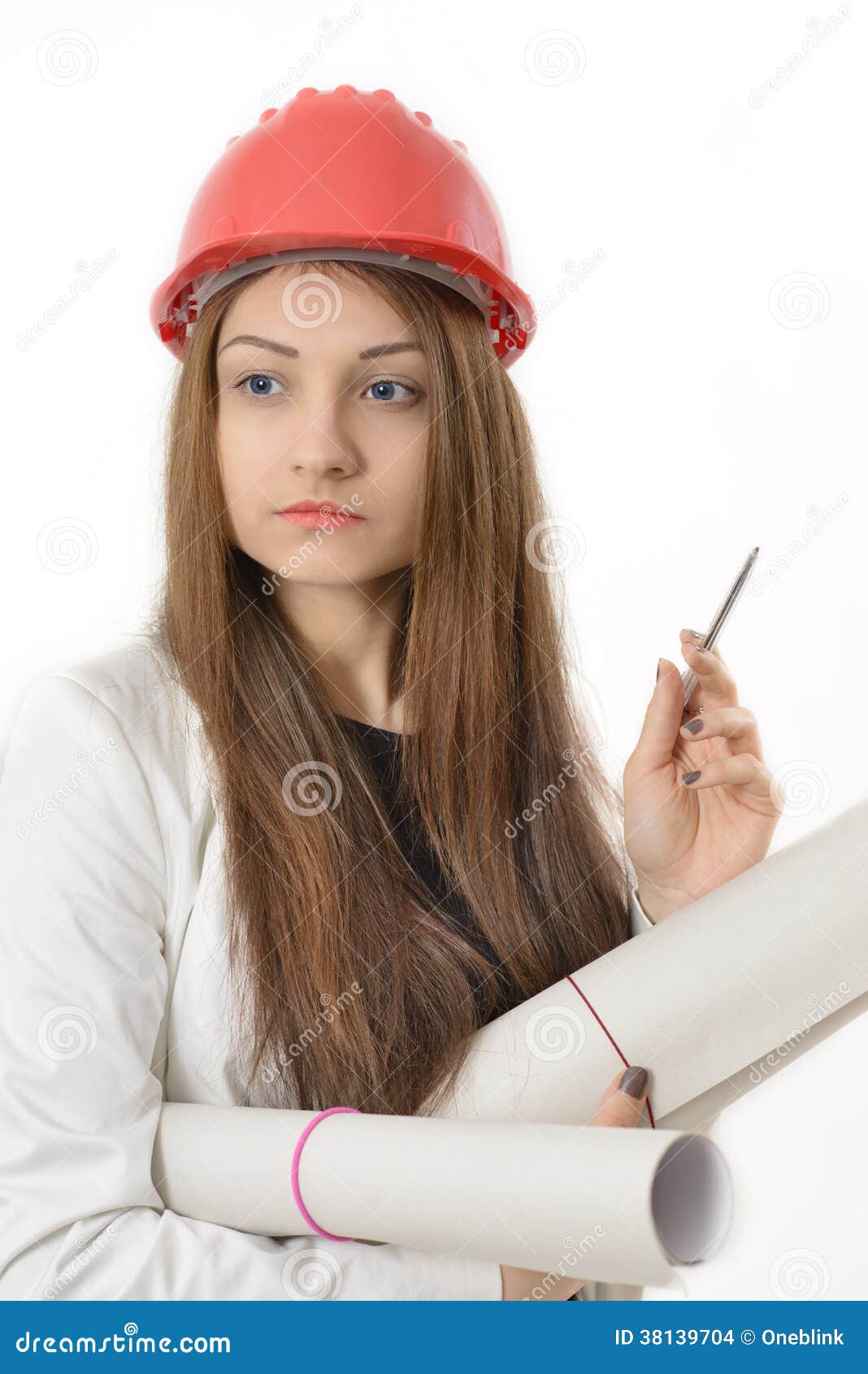Female Architect stock photo. Image of forewoman, craftswoman - 38139704