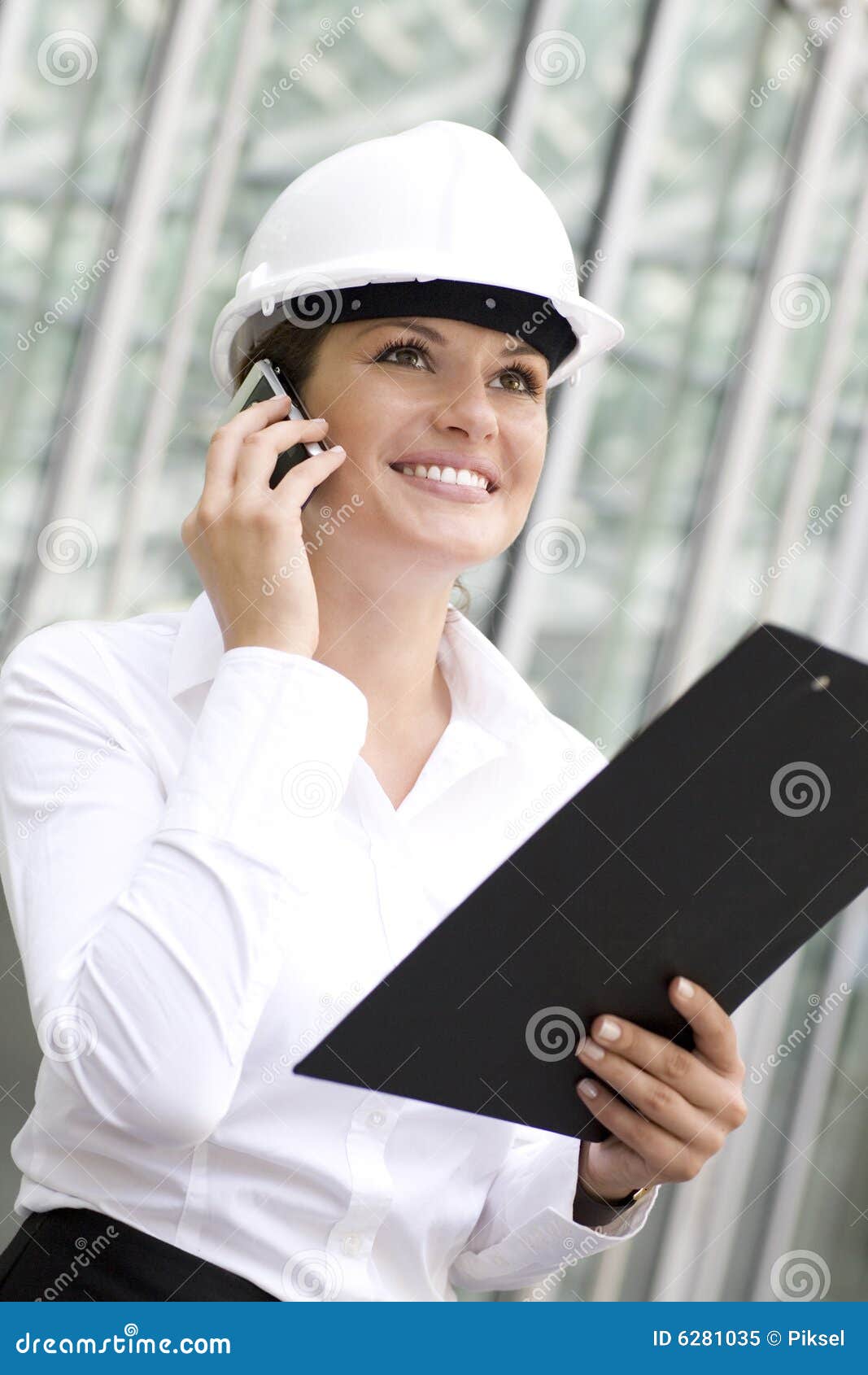 Female architect stock image. Image of building, adult - 6281035