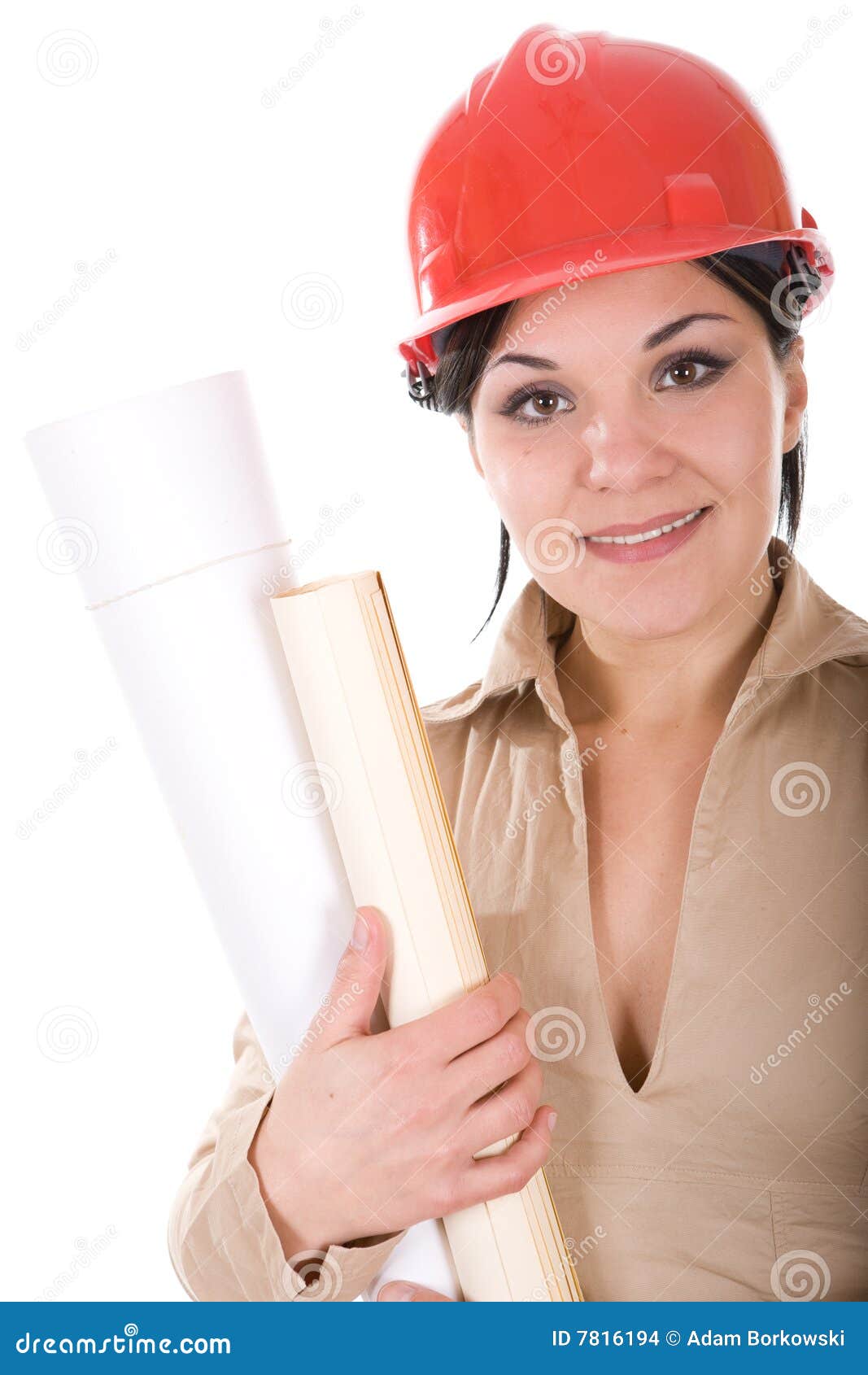 Female architect stock photo. Image of female, corporate - 7816194