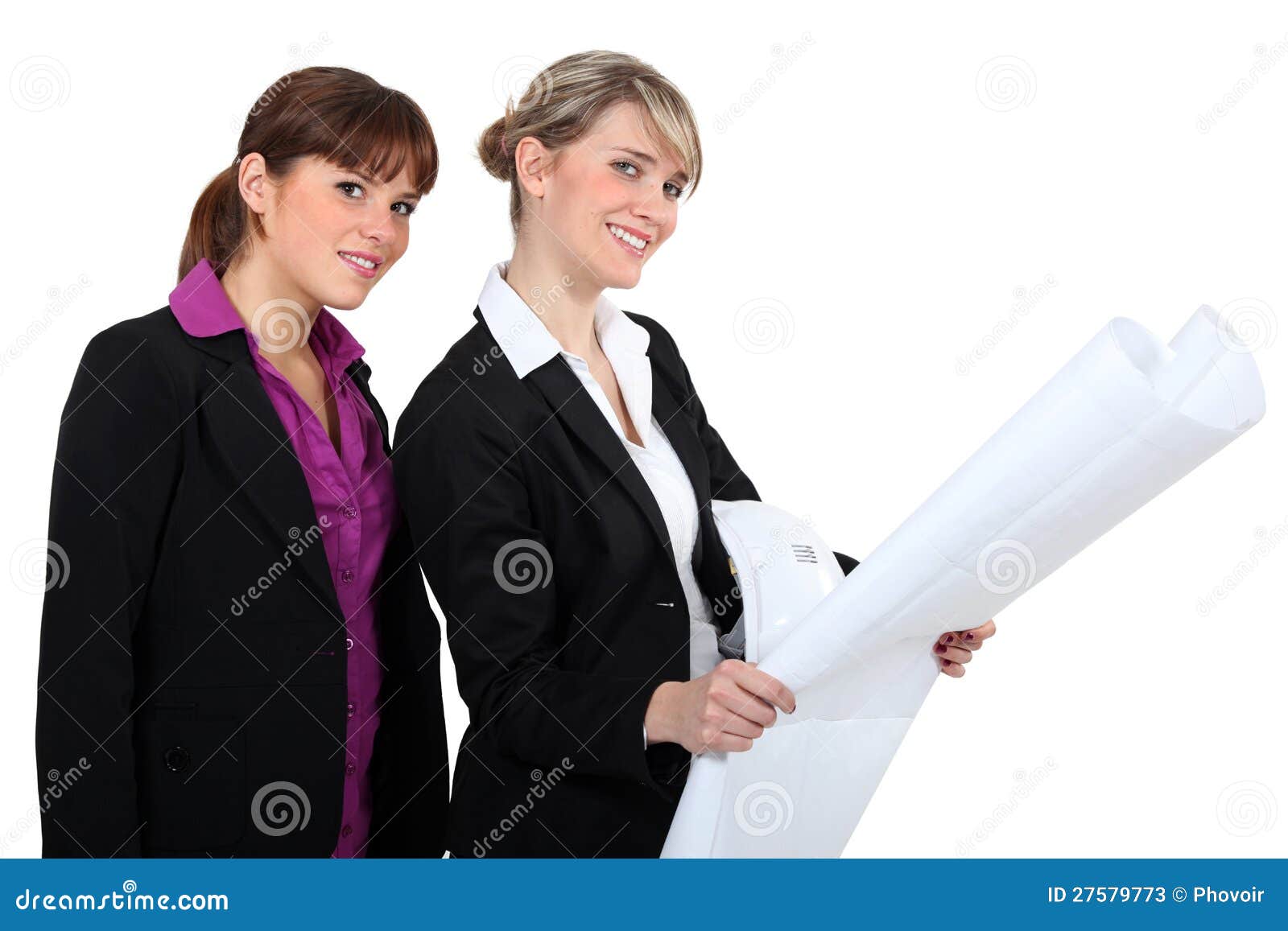 Female architects stock image. Image of happy, business - 27579773