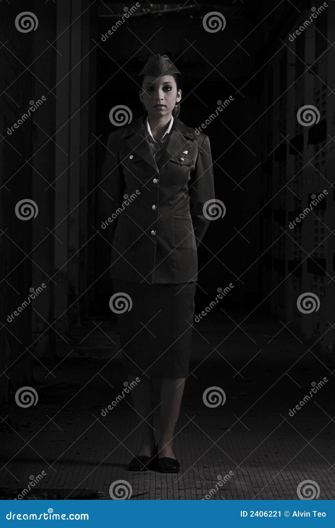 Female Army Personnel stock image. Image of mission, green - 2406221