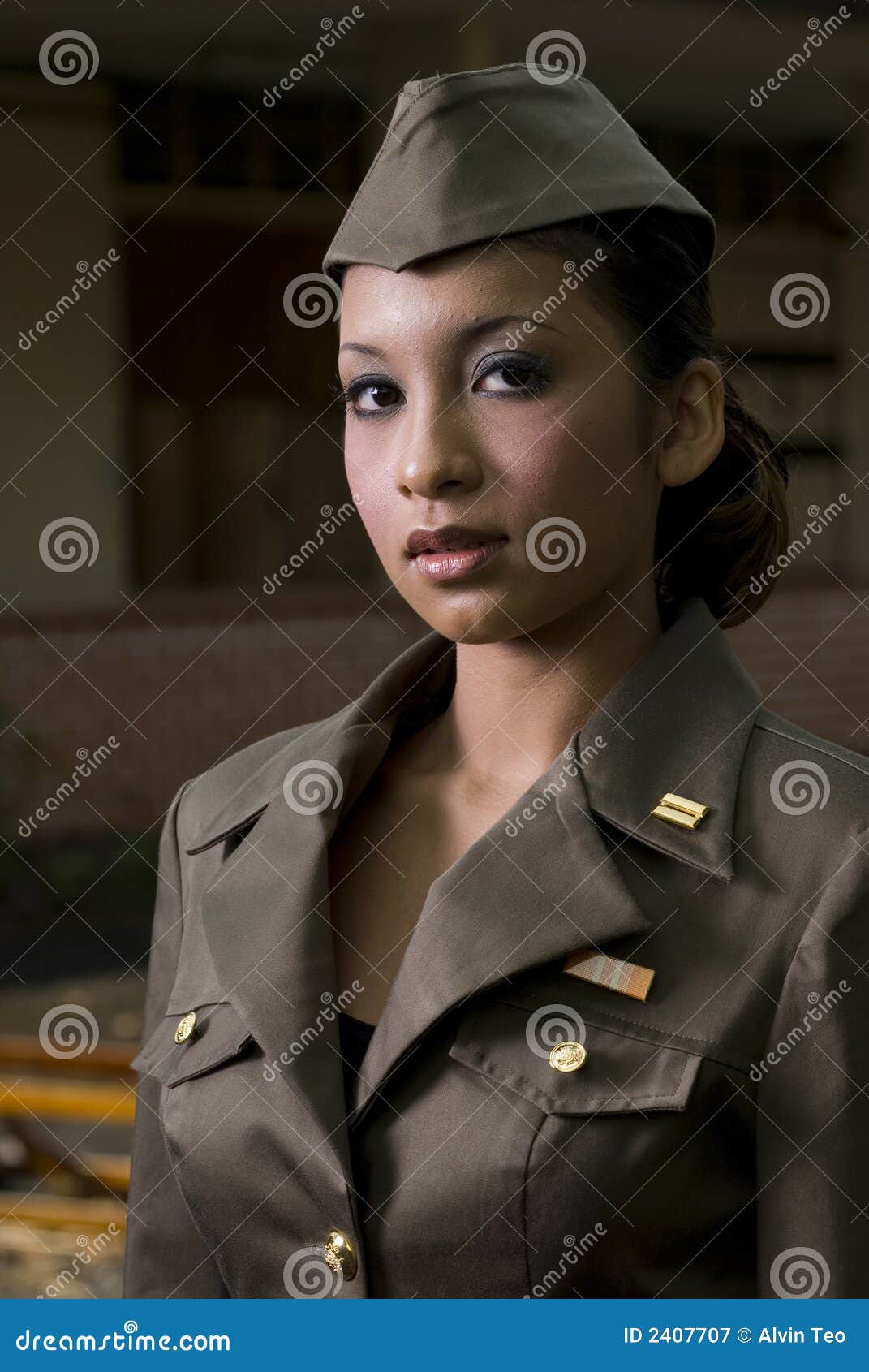 Female Army Personnel stock image. Image of girl, female - 2407707