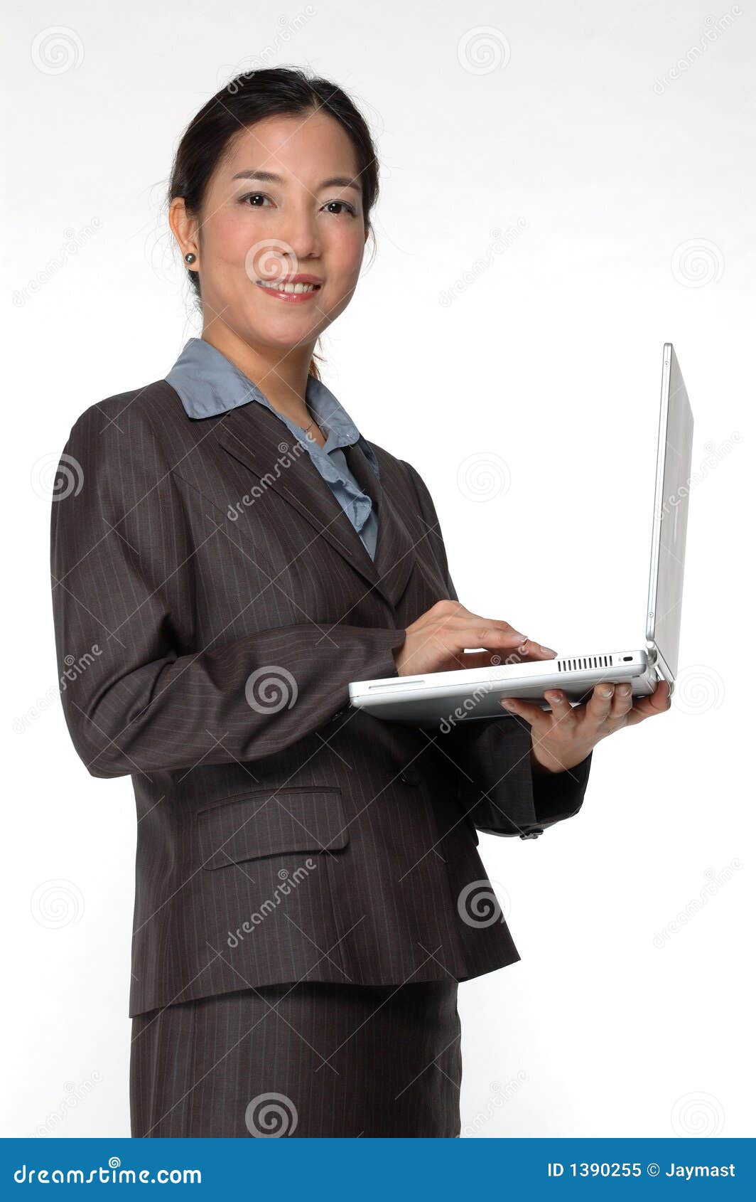 Female Asian Business Executive Stock Image - Image of pinstripe, lady ...