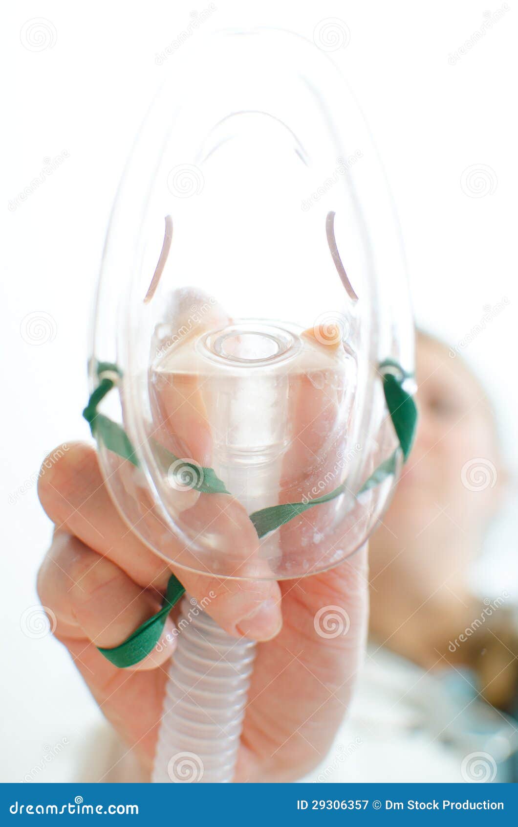 Female Assisitant Giving Gas Mask Stock Image - Image of operation ...