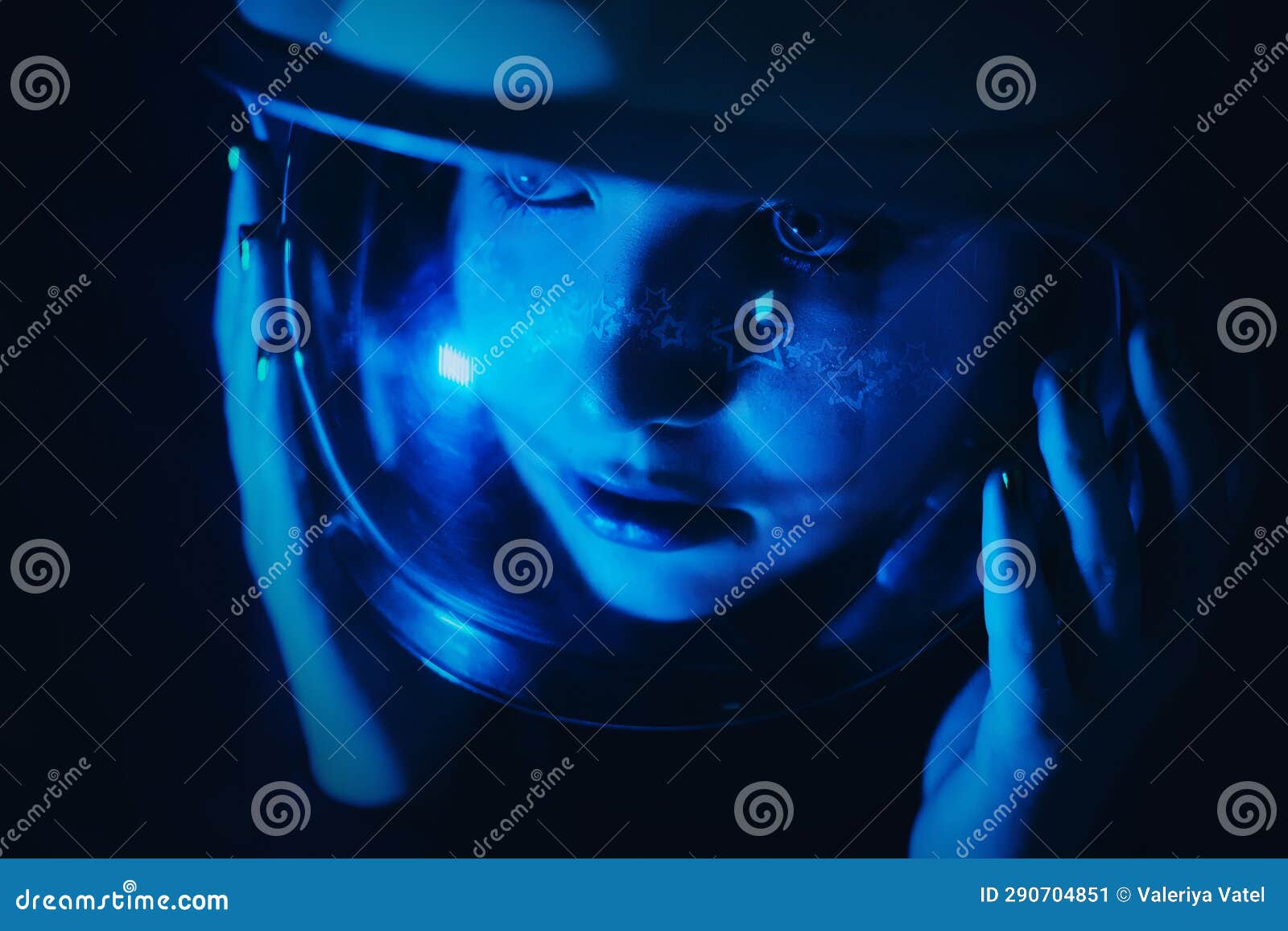 Astronaut Wearing Space Suit Sitting Royalty-Free Stock Photography ... Astronaut Wearing Space Suit Sitting Royalty-Free Stock Photography ...